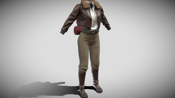 Pilot 3D models - Sketchfab