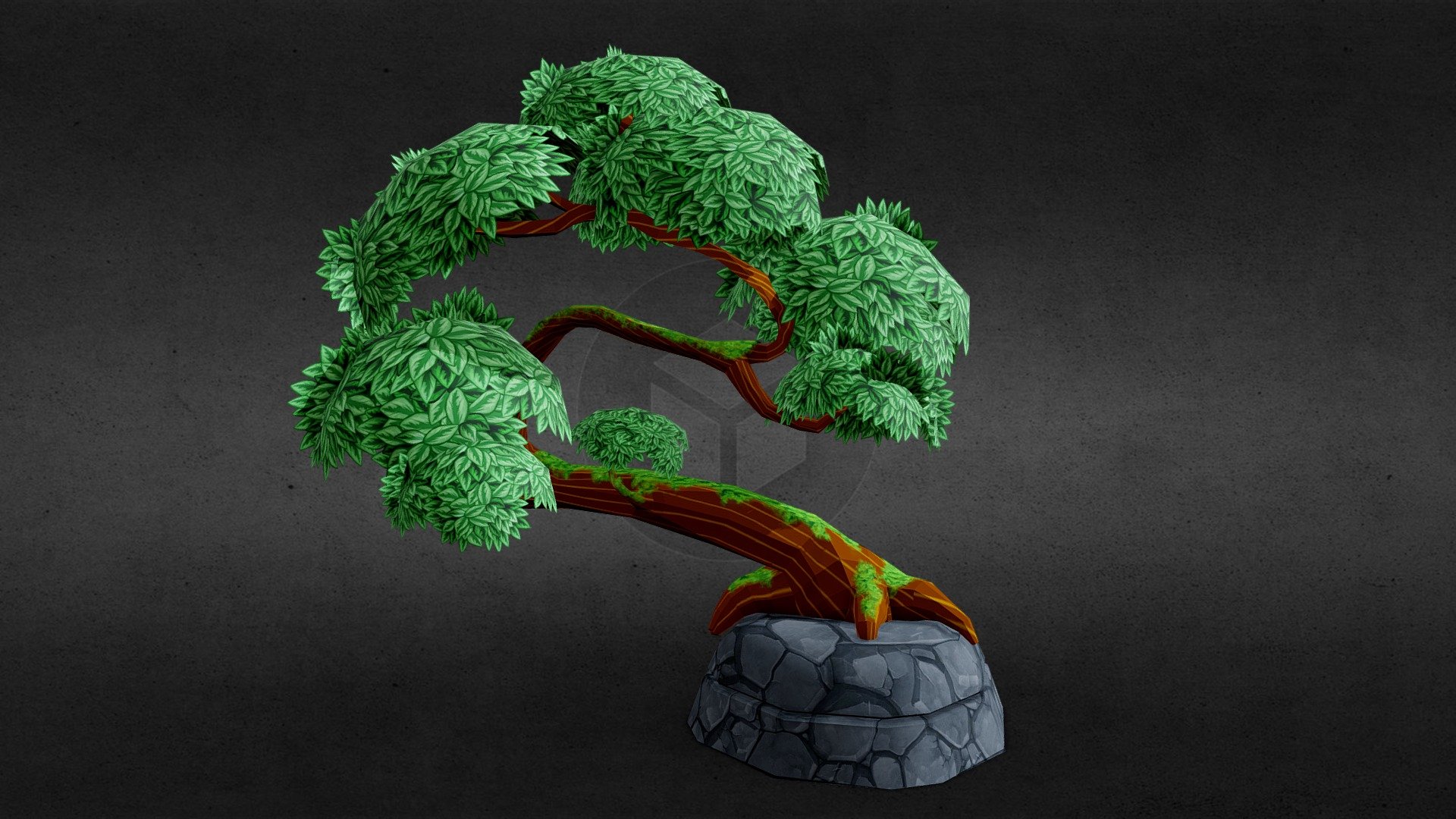Stylized tree🌳 - 3D model by Marius Dobre (@Marius.Dobre) [ba67208 ...