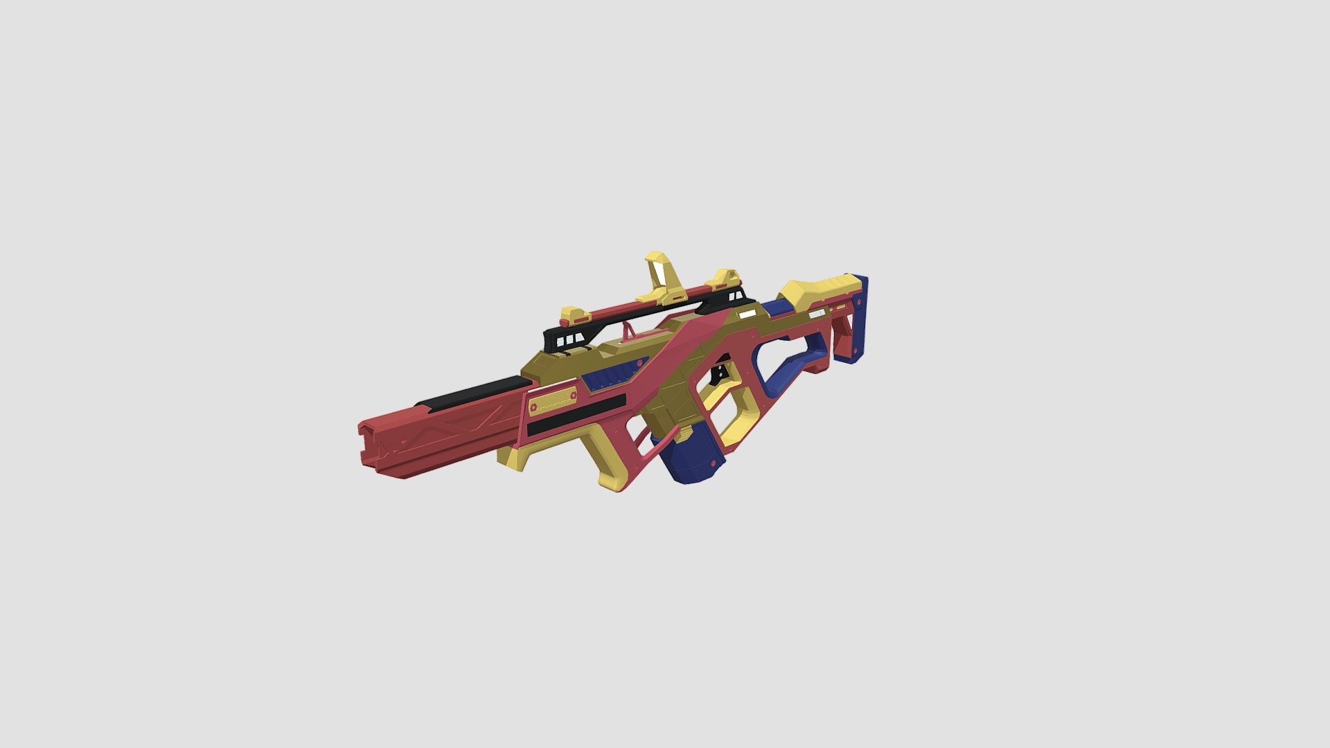 3D Gun Model - 3D model by Jugal Baraiya (@jd13121999125) [ba67b7c ...