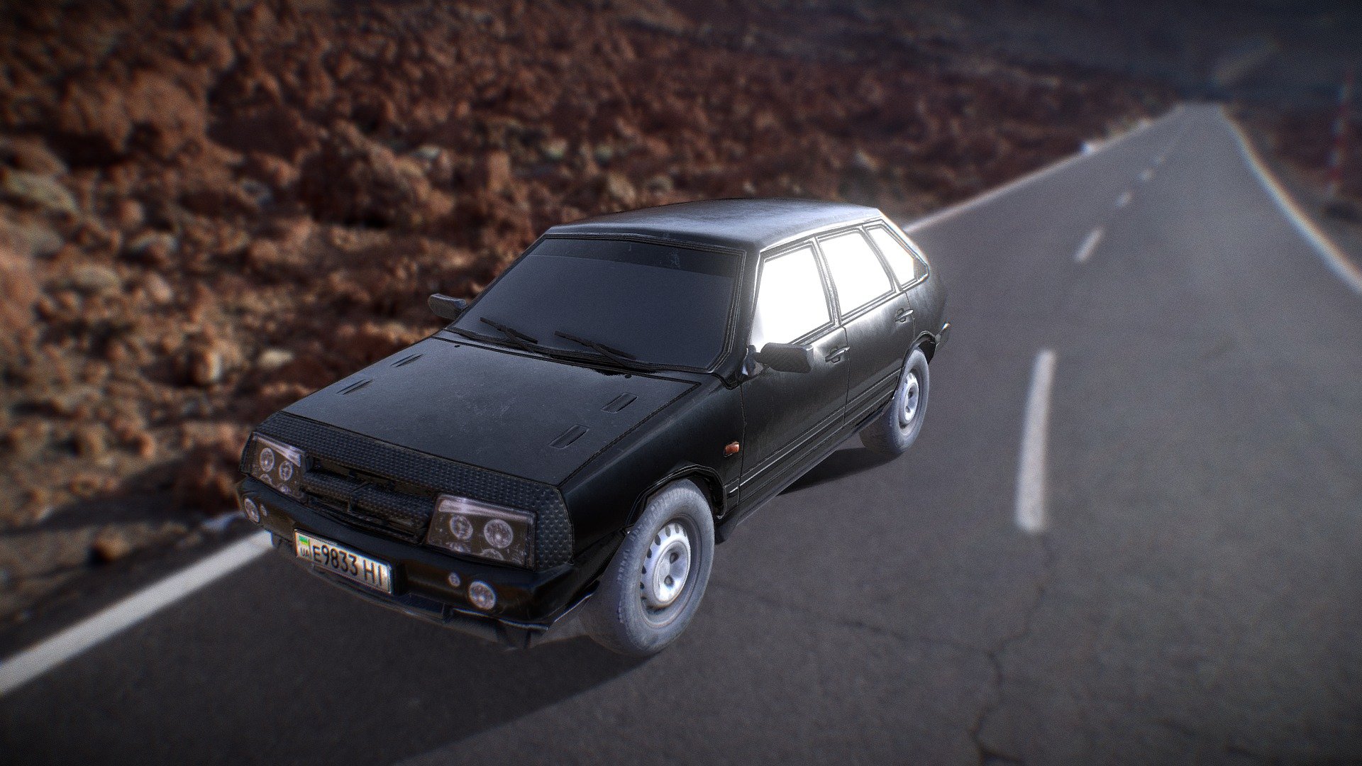 Lada 2109 Black - Download Free 3D model by DeadLink (@d43dLink ...