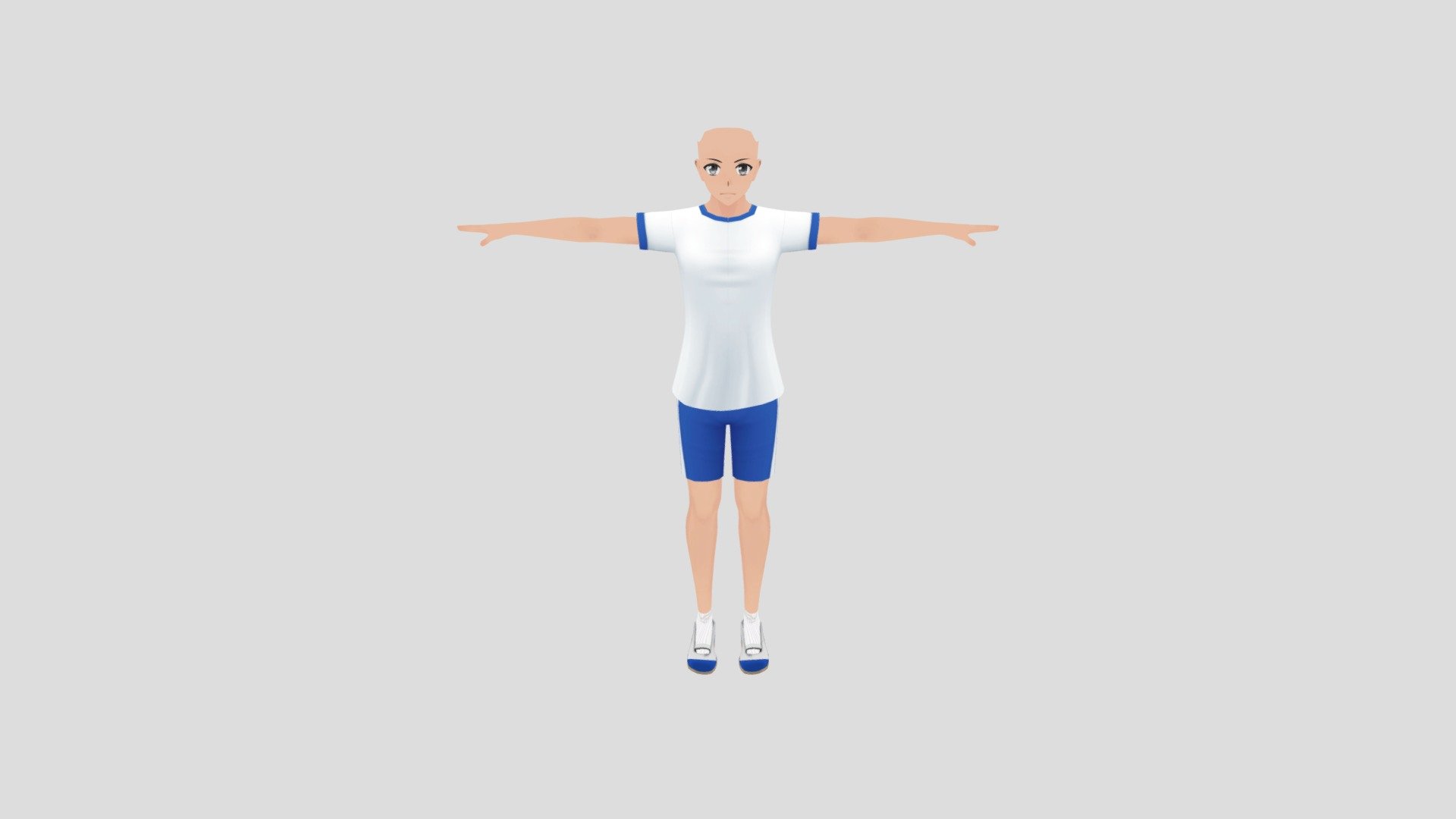 Yandere Simulator Male Student Gym Clothes - Download Free 3D model by ...
