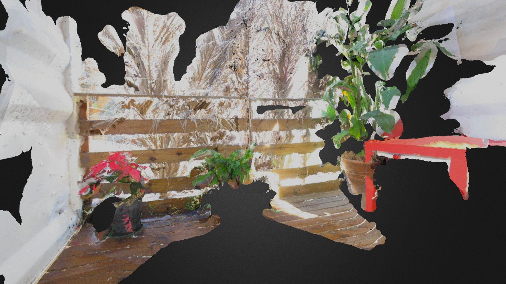 Container terrace with plants - 3D model by Luis (@habitainer) [ba6c06e ...