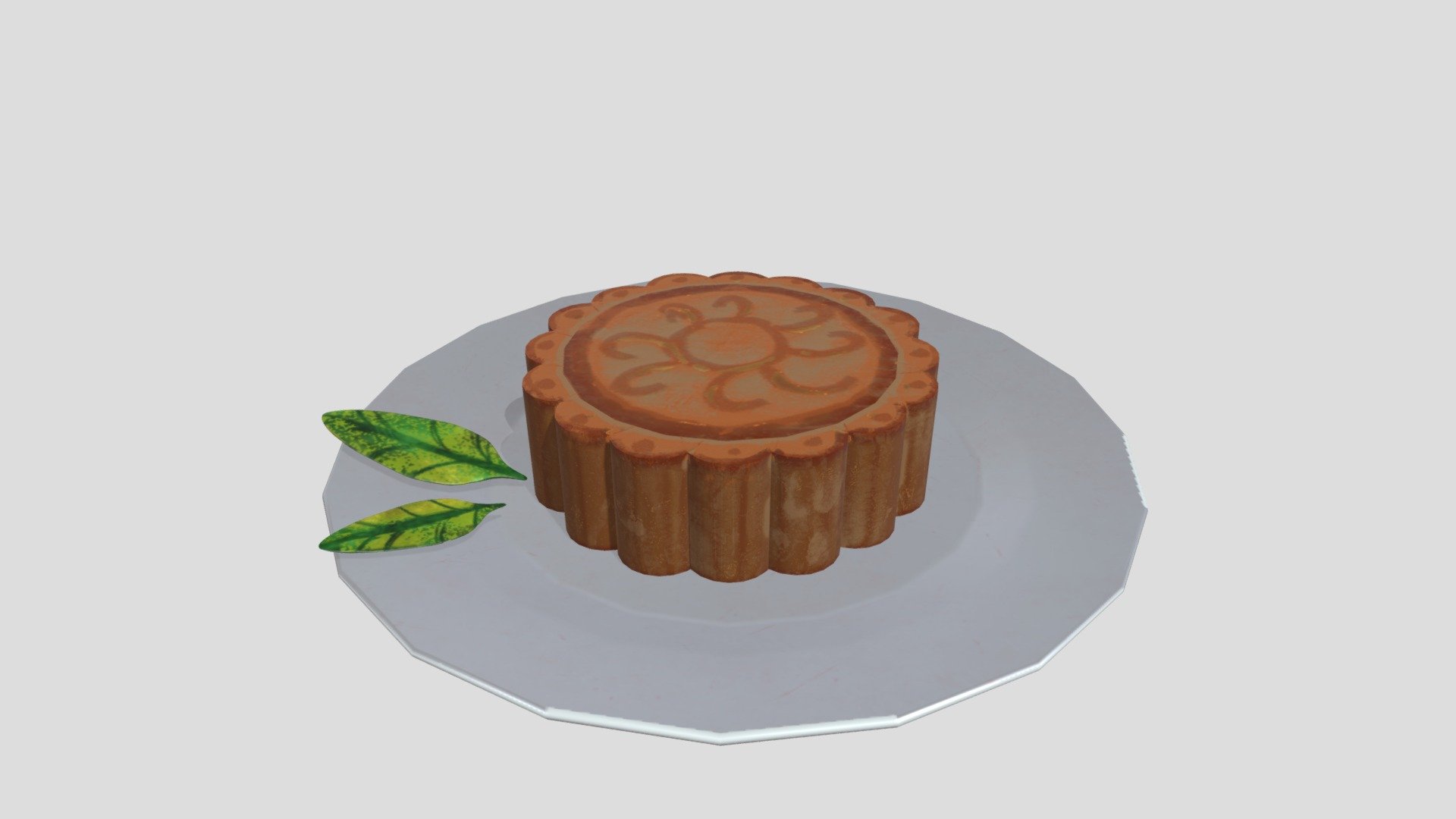 mooncake uv unwrapped_low - 3D model by crabeetle [ba6d09e] - Sketchfab