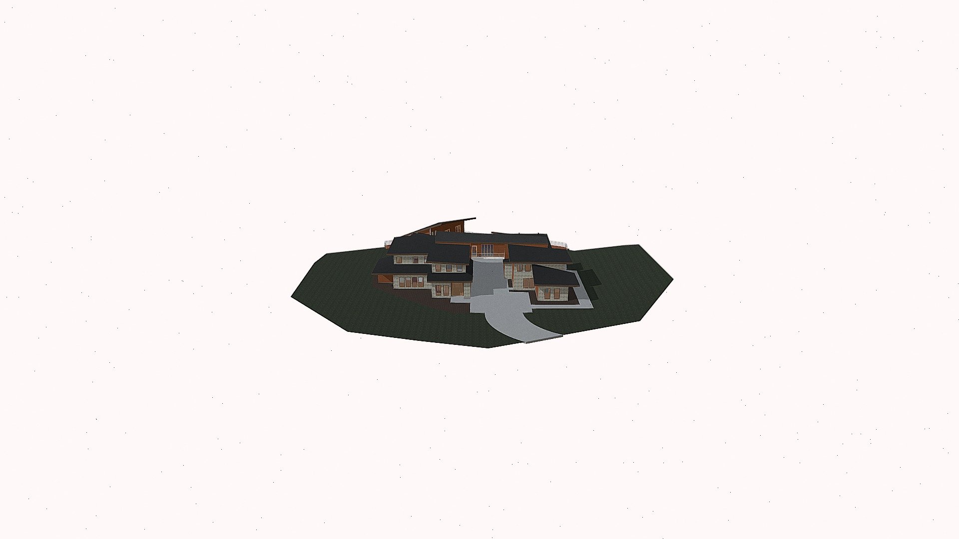 Cliff Modern House - 3D model by Duner12 [ba6e45c] - Sketchfab