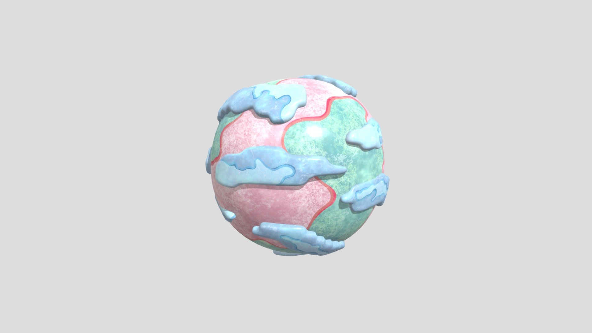 Odd Planet - 3D model by amsiu [ba6effd] - Sketchfab