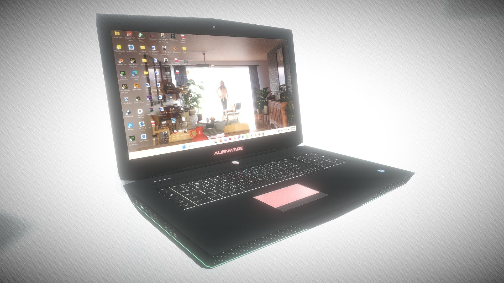 Alienware Armo laptop - Download Free 3D model by armo2208 [ba70ba9 ...