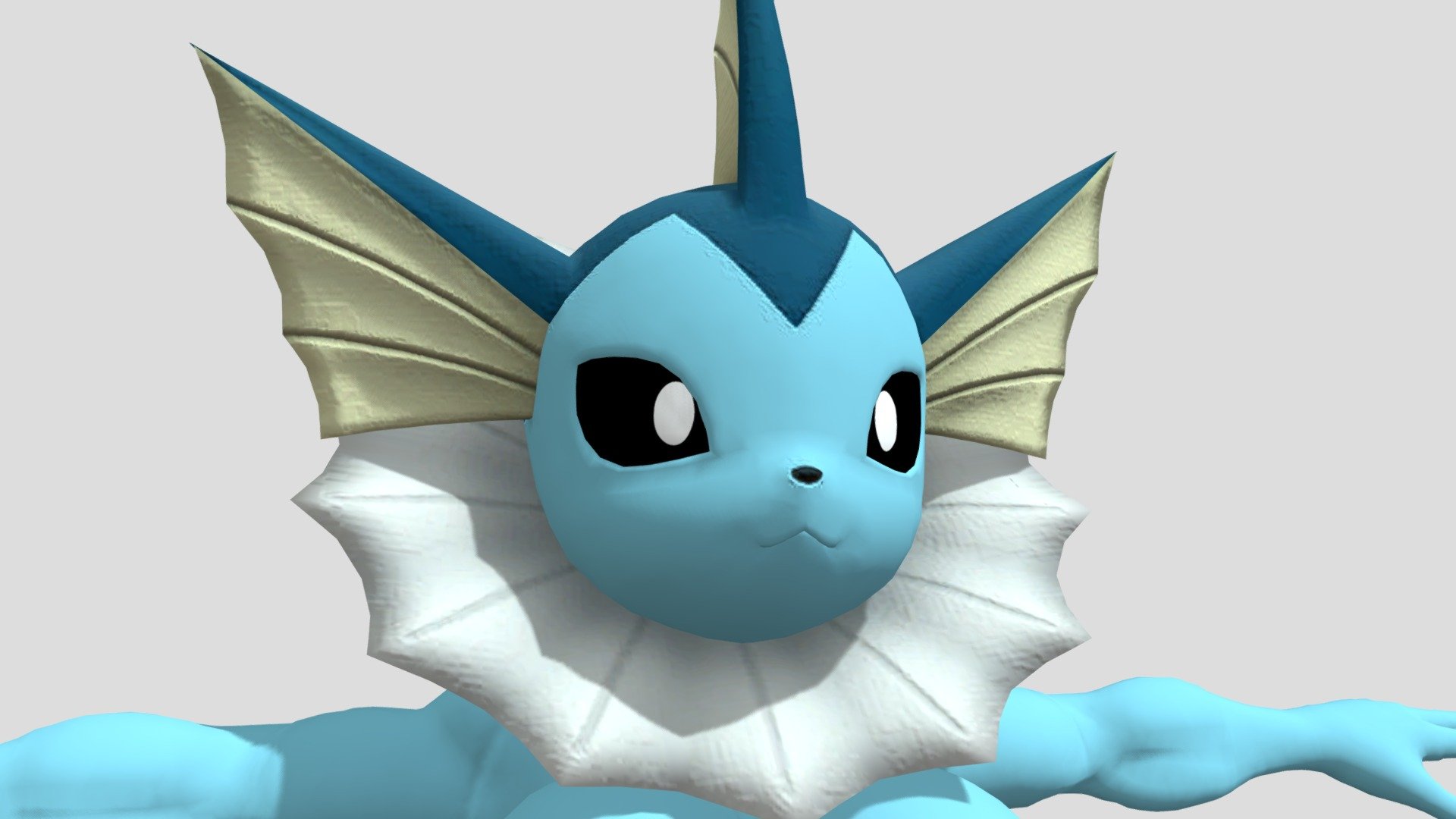 Kabalmystic Female Vaporeon - Download Free 3D model by ...