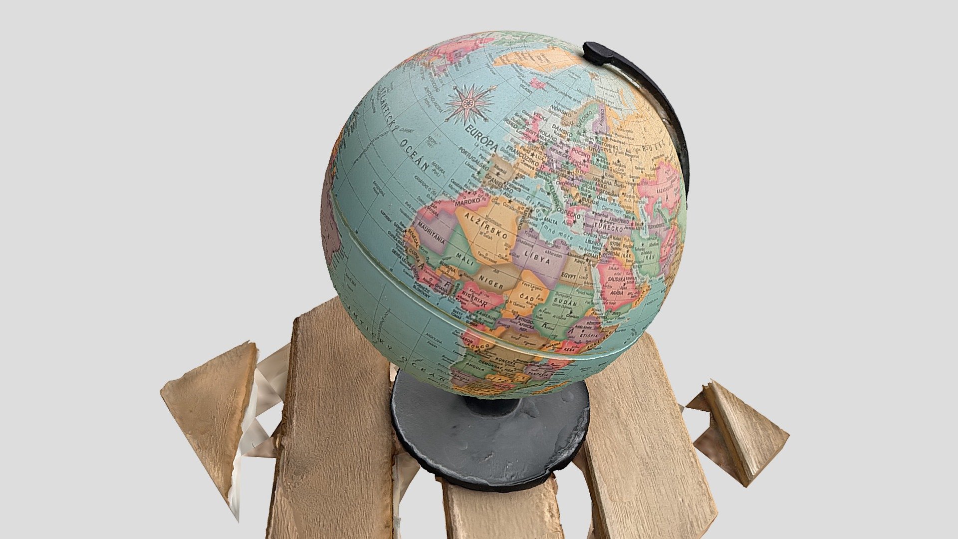 Globe - Download Free 3D model by zuzana vajdova (@vajdicek) [ba7212a ...