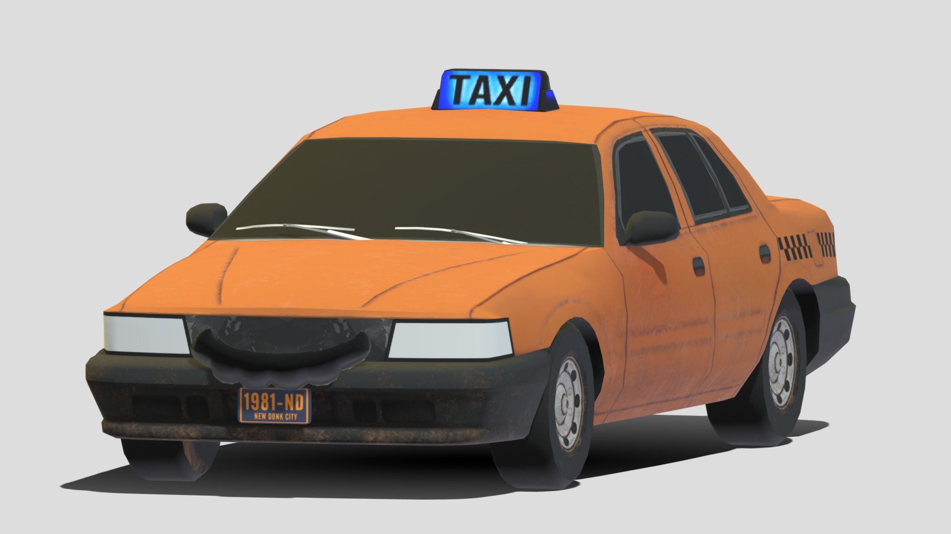 Taxi Mario - Download Free 3D model by maregajavier [ba736ae] - Sketchfab
