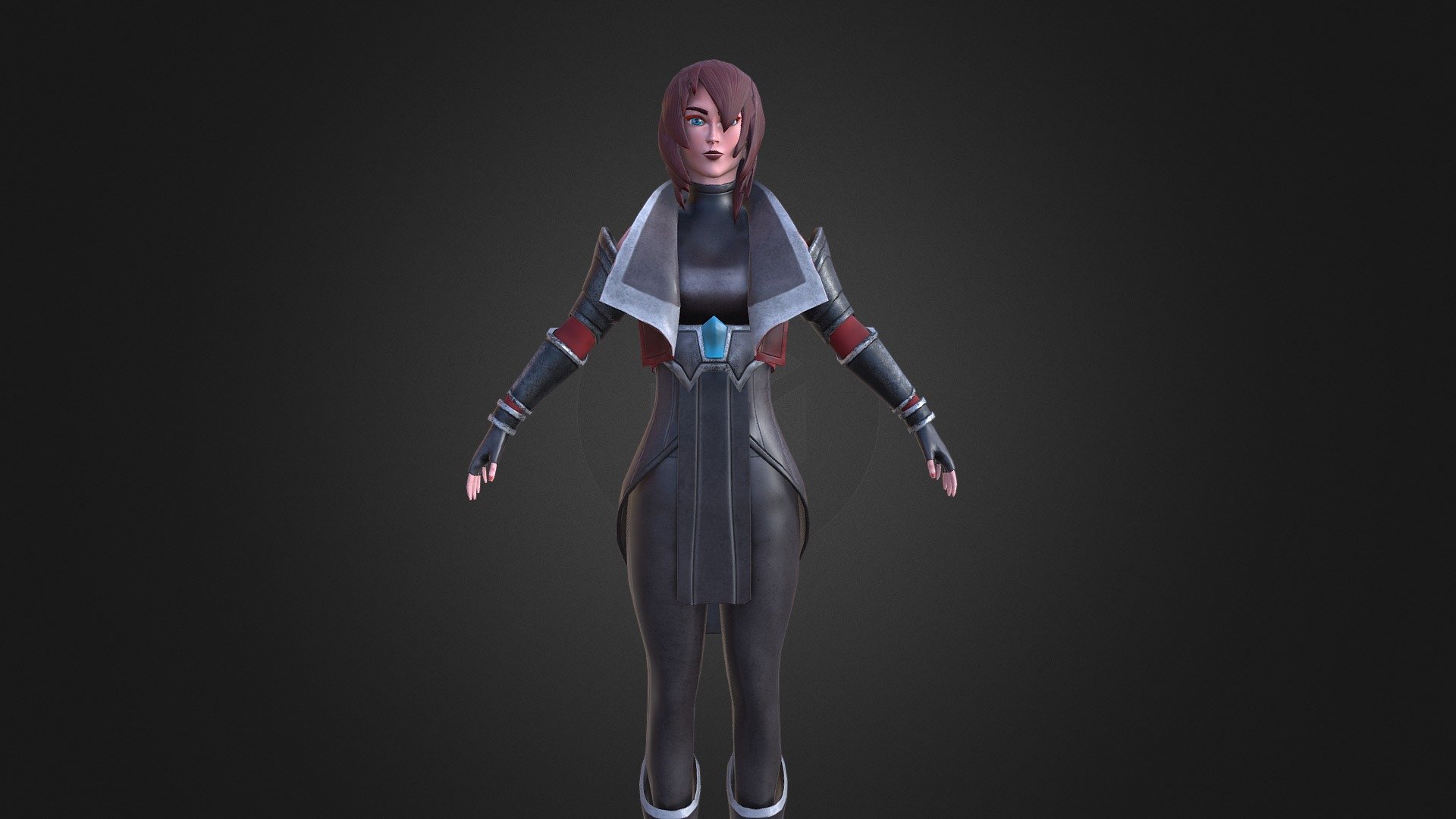 Girl Char - 3D model by io_resh [ba73de5] - Sketchfab