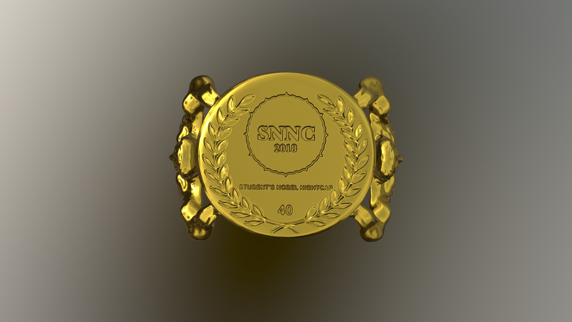 Nobel Nightcap Engraved Gold - 3D model by VE AND VILE (@veandvile ...