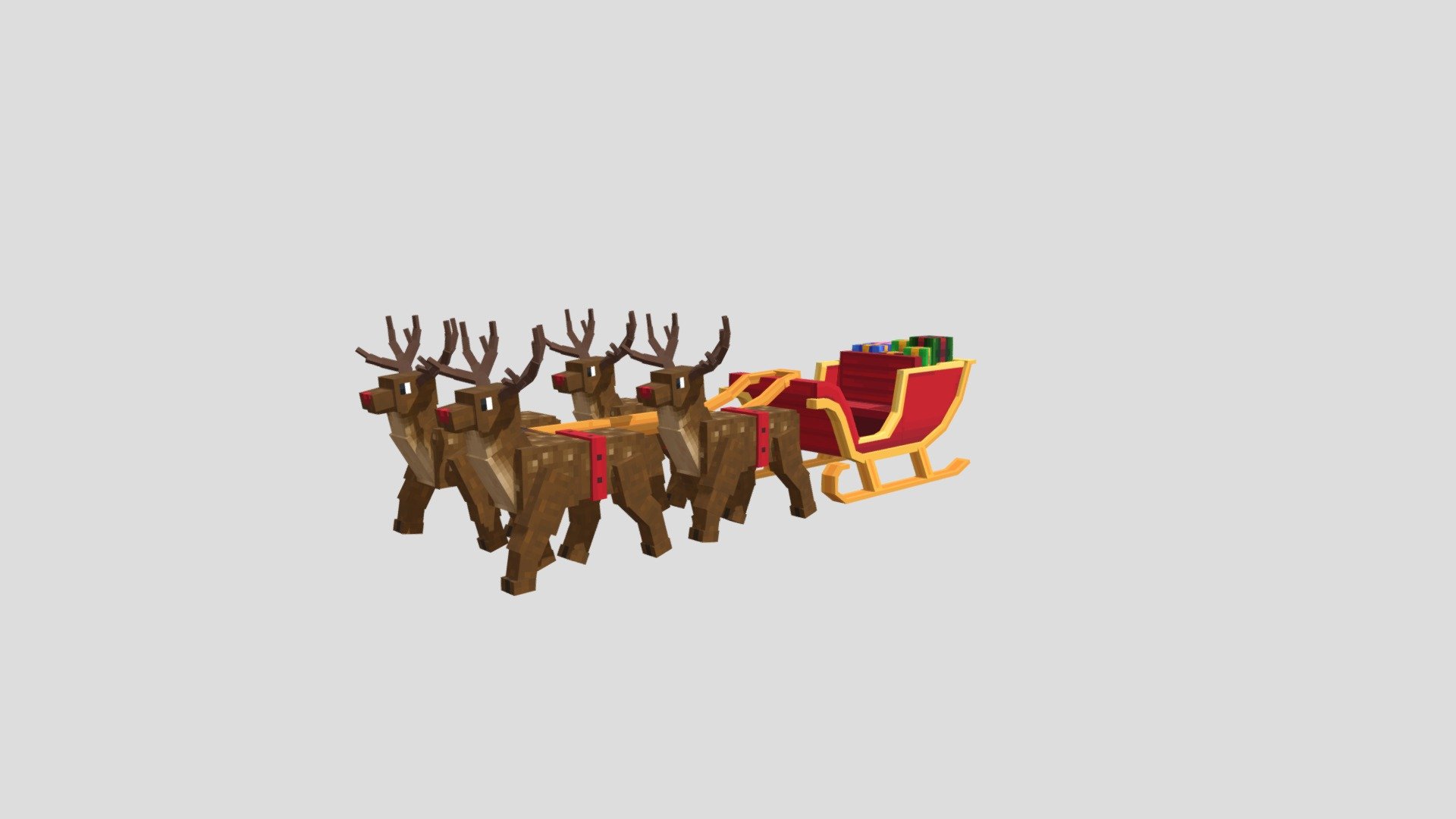 Sleigh - 3D model by Eternal Creations (@eternalcreations) [ba77f5f ...
