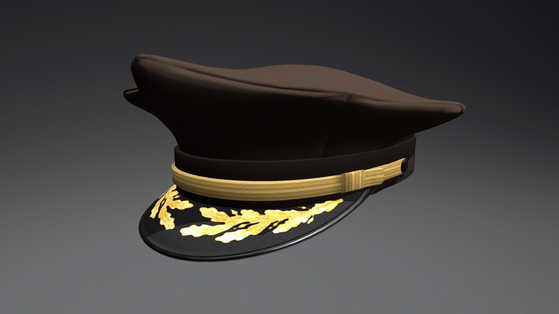 Peaked Cap (Brown) - Buy Royalty Free 3D model by shimtimultimedia ...