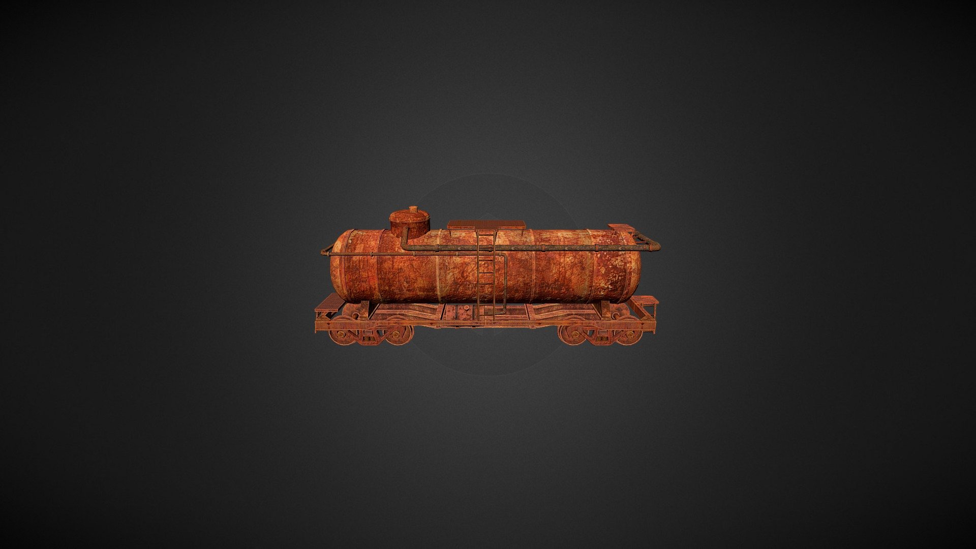 Rusty Wagon - 3D model by Ampart [ba7ac88] - Sketchfab