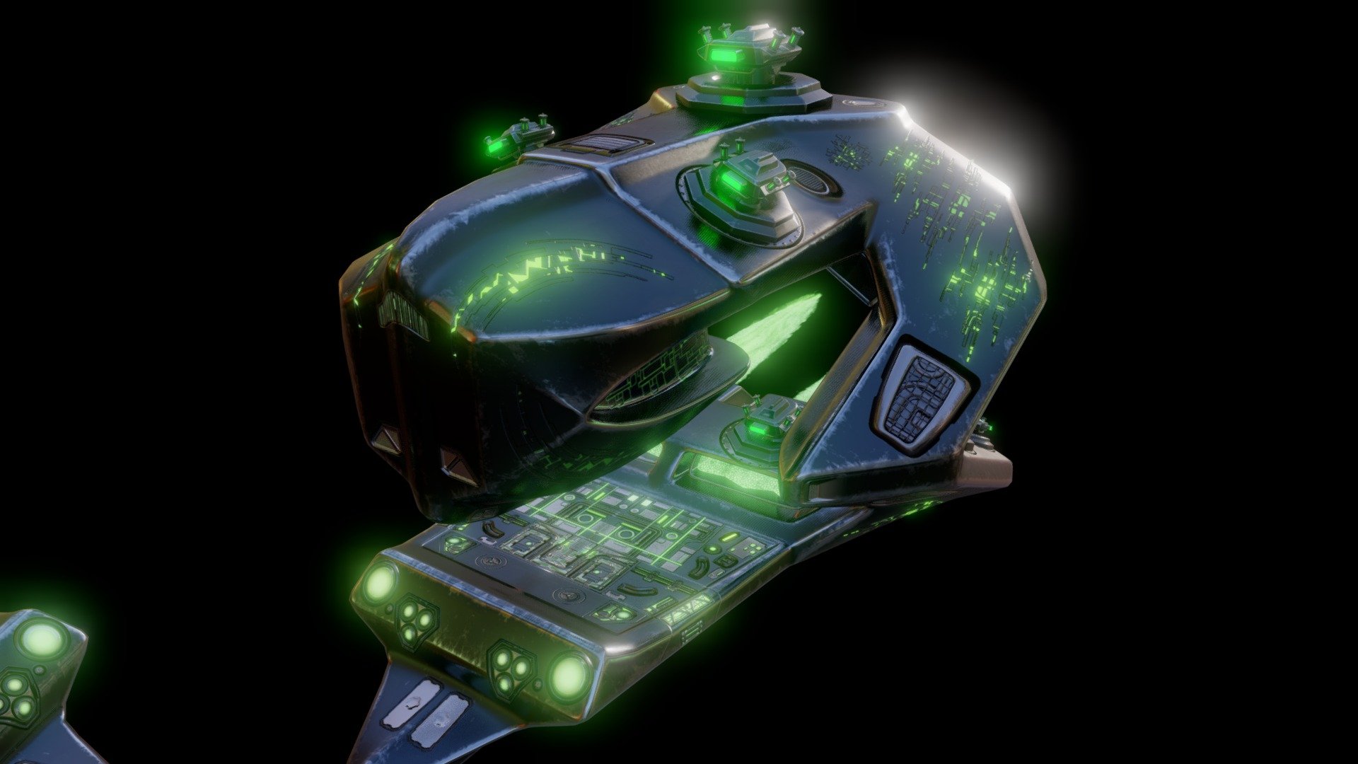 Alien Cruiser - Buy Royalty Free 3D model by Demonic Arts (@Jesterz86 ...