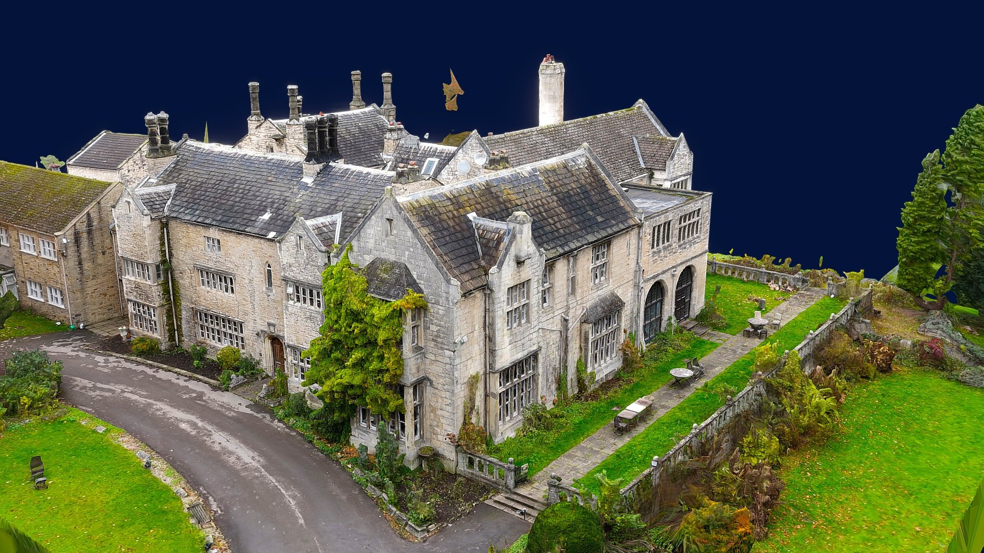 Monk Fryston Hall Hotel, North Yorkshire - Download Free 3D model by ...