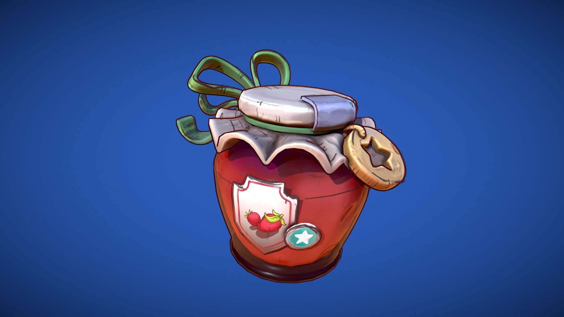 Jam Jar - 3D model by Ziqqy [ba7c9f1] - Sketchfab