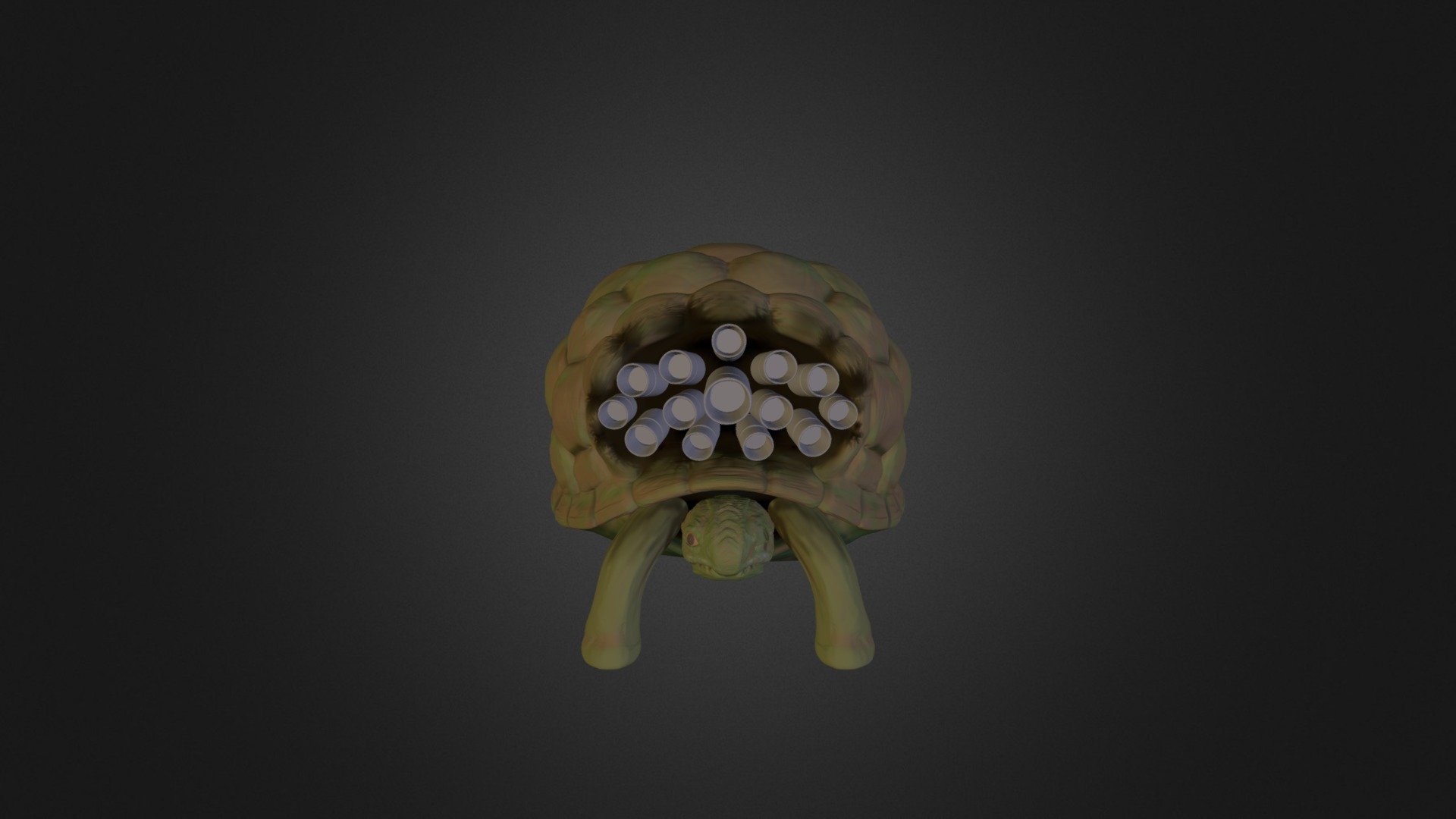 Darwin's Theory - Canon Powered War Turtle - 3D model by iangallacher ...