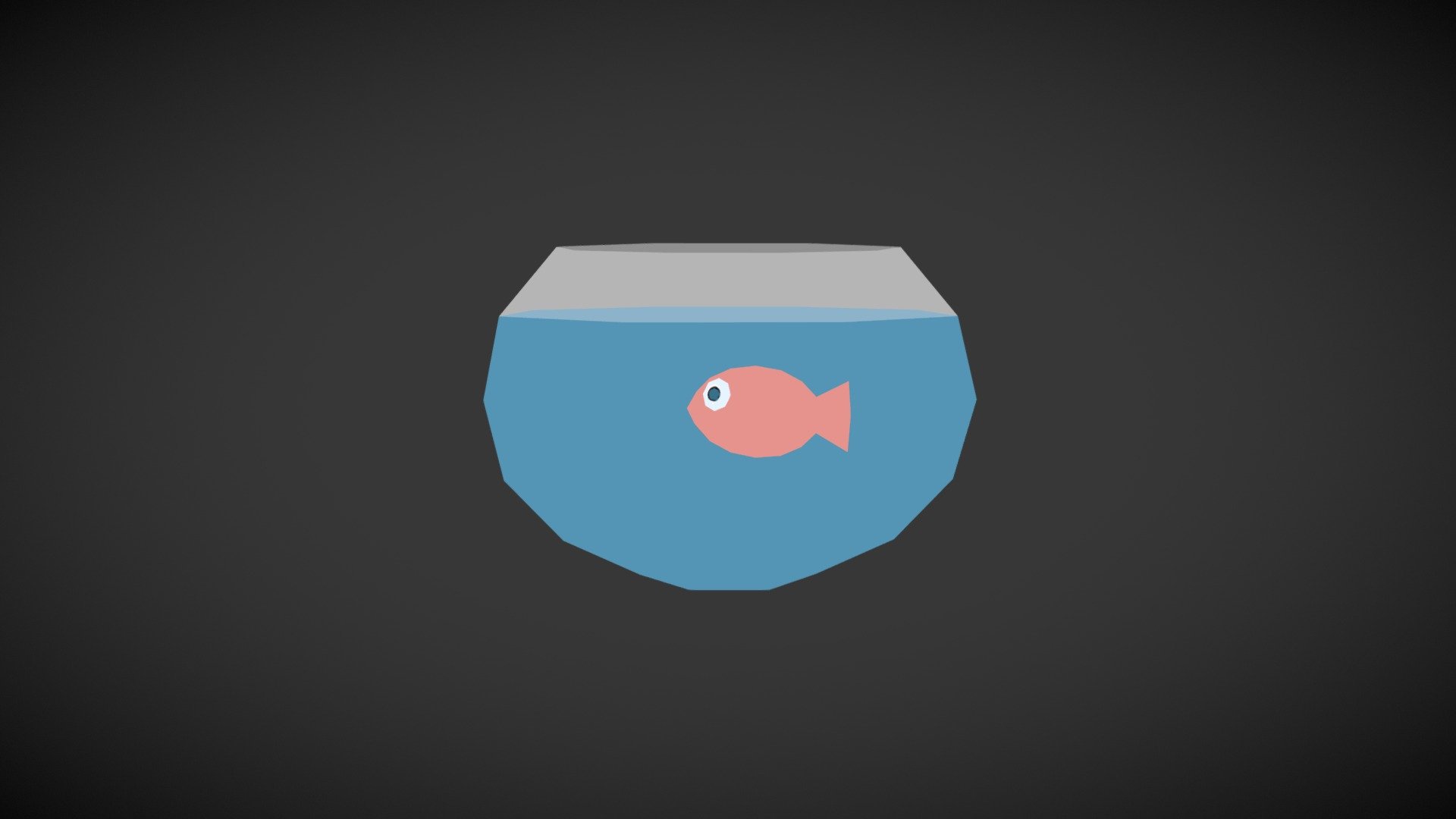 Household Props Challenge Day 01 - Fish Bowl - 3D model by Zakito ...