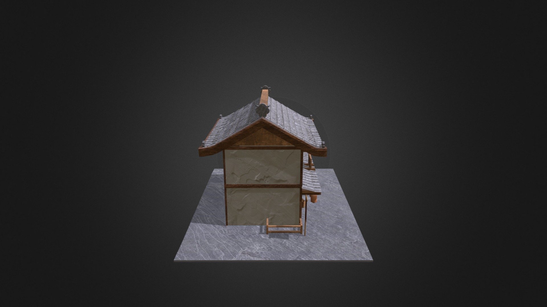 Japanese Style House - 3D model by hdddx [ba80c1f] - Sketchfab