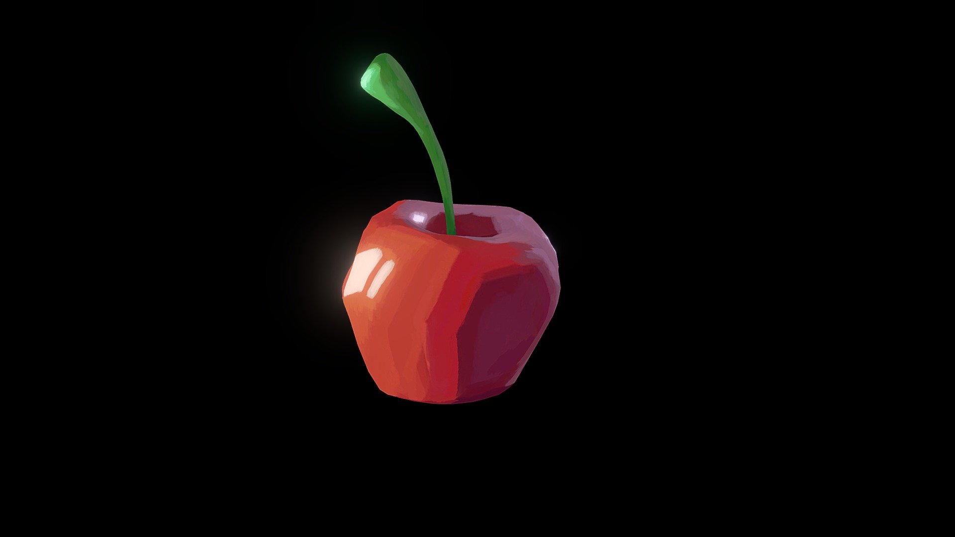 Hand-Painted Apple - Download Free 3D model by pl1nk3r [ba80d07 ...