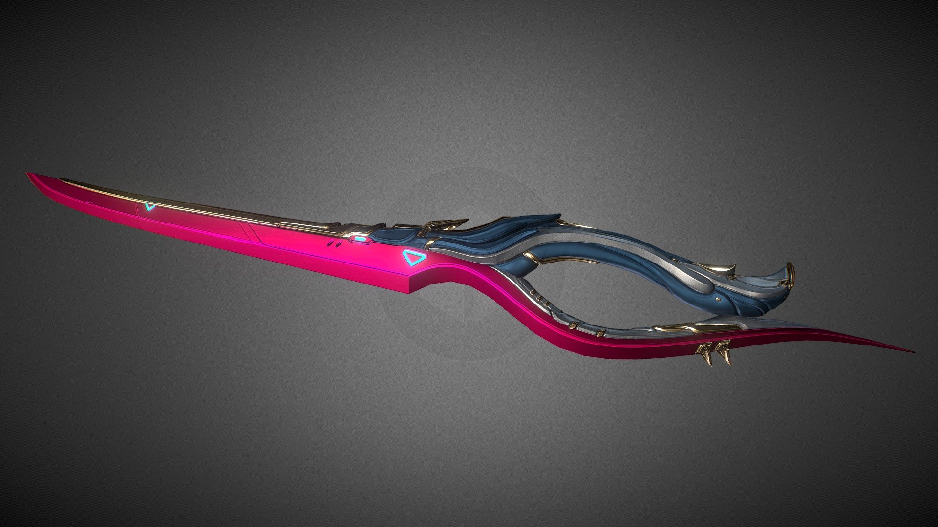 Warframe - Dagger - Lacrima - 3D model by Reil [ba81a46] - Sketchfab