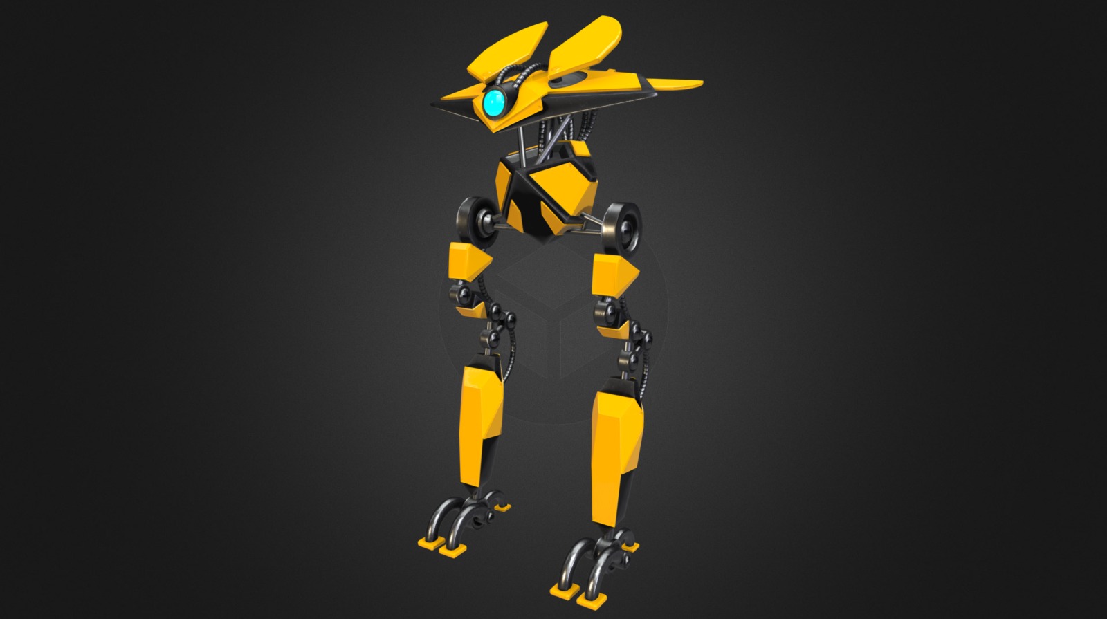 Robot Character - 3D model by gbensonart [ba822c8] - Sketchfab