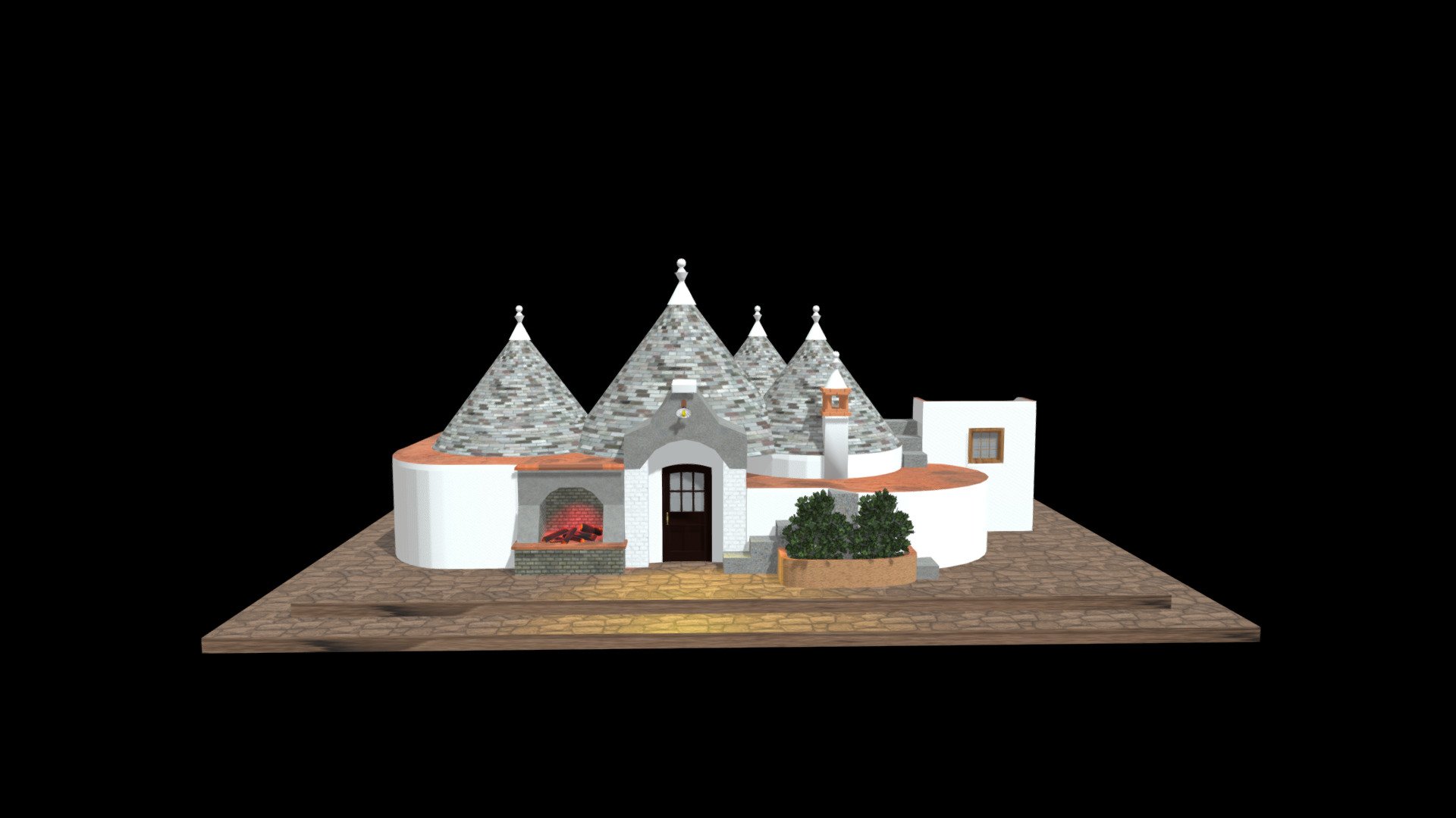 Trullo (Alberobello - Italy) - 3D model by 3D View (@dimoduk) [ba82fa8 ...
