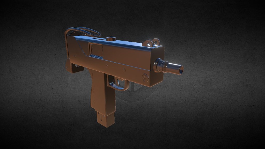 Mac-10 High Poly - 3D model by darkstrlkex [ba83a77] - Sketchfab