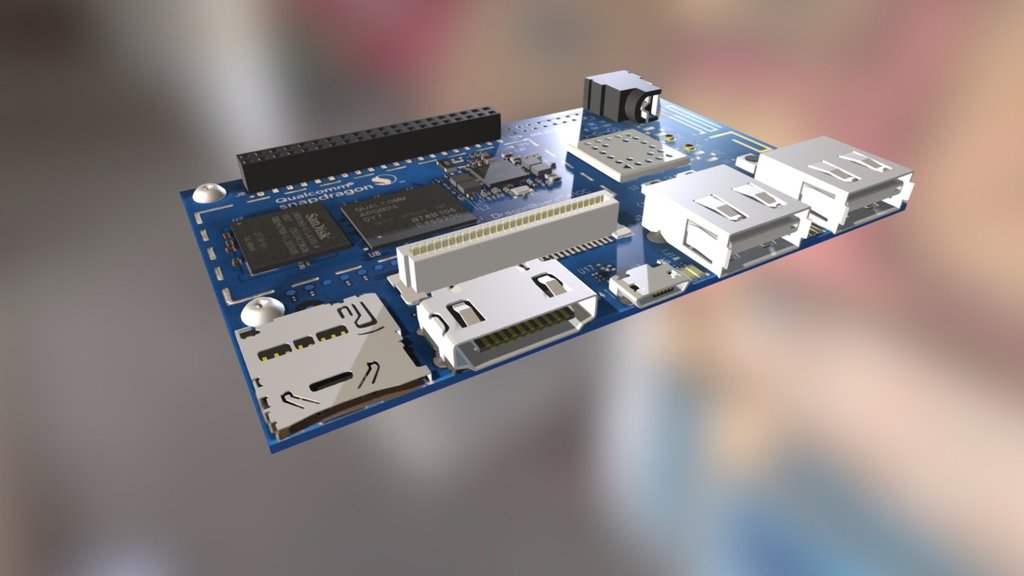 Dragonboard - 3D model by 3Dcomponents [ba84b9b] - Sketchfab