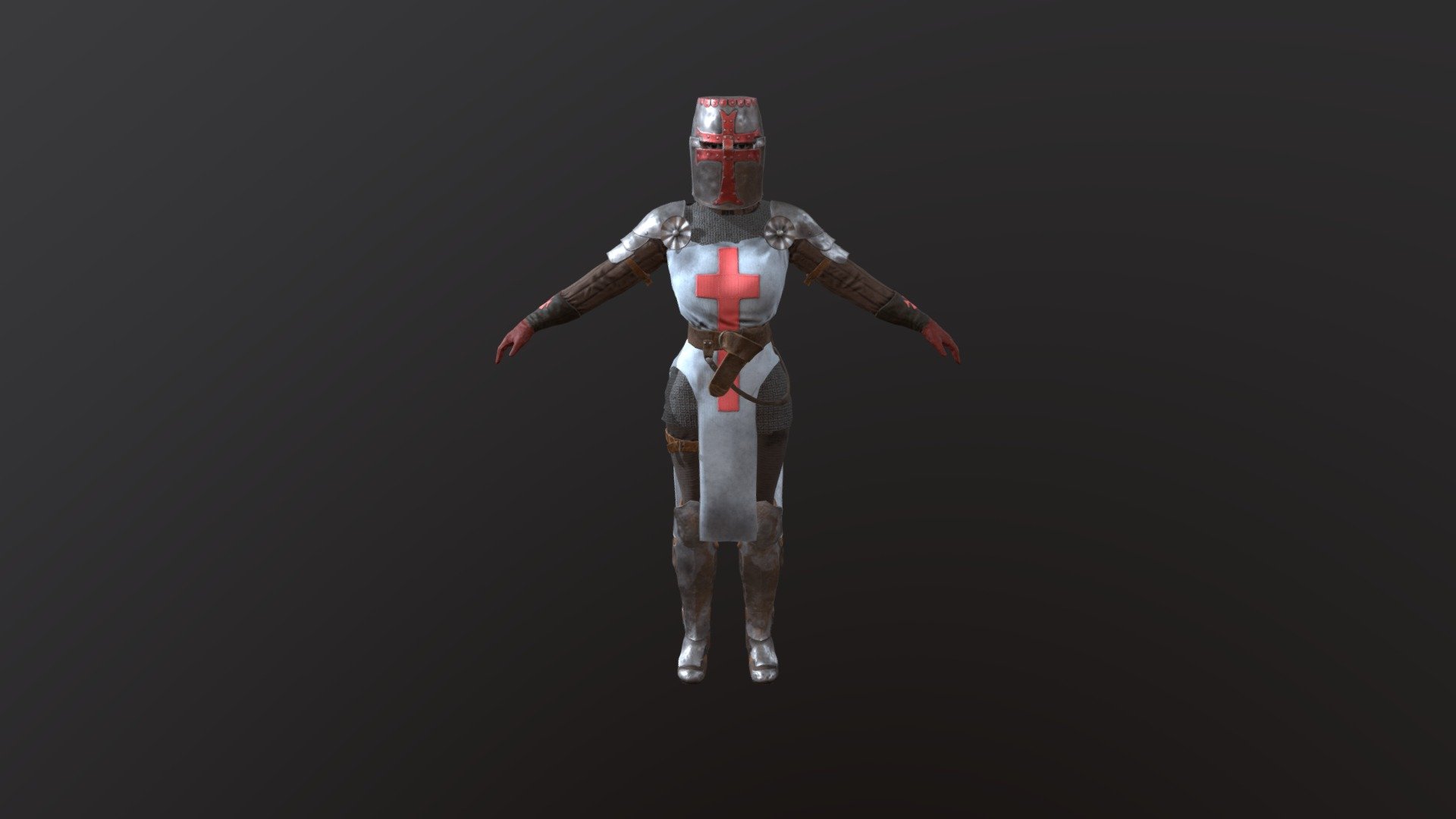 Woman Templar - test - 3D model by kobbart [ba85b90] - Sketchfab