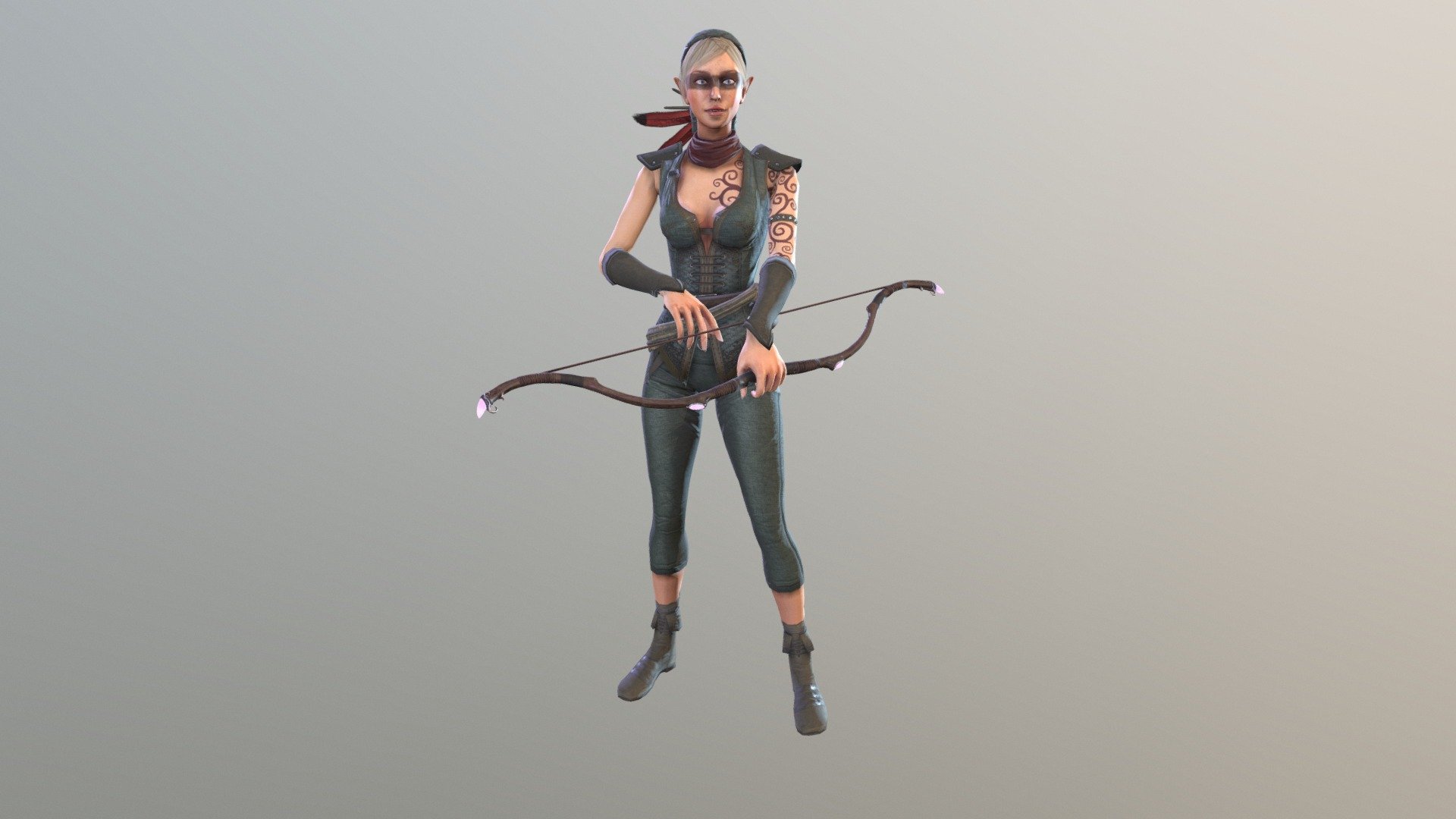 Heroes - Elf Rogue - 3D model by polygonmaker [ba86eb2] - Sketchfab