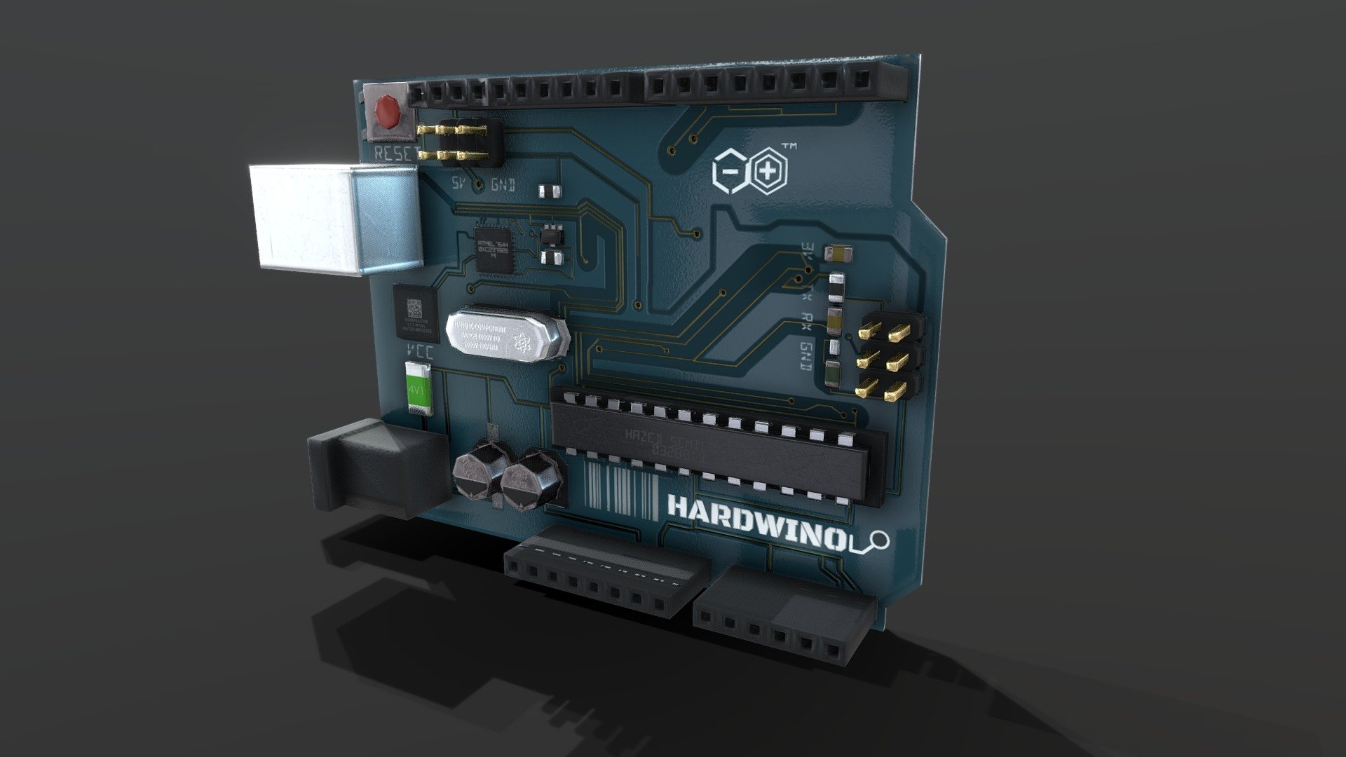 Arduino - Almost Free - Buy Royalty Free 3D model by Dan Hardo ...