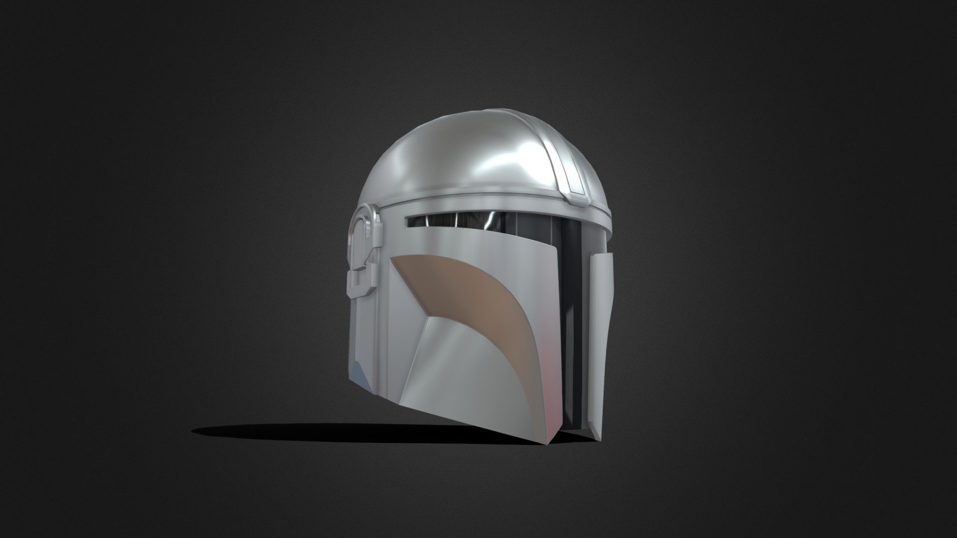 The Mandalorian Helmet V4 - 3D model by _Muzaev [ba88bd1] - Sketchfab