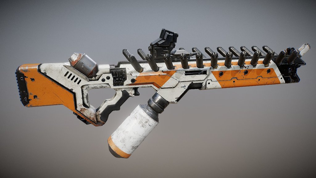 D9 Rifle - 3D model by bfg900 [ba8acb9] - Sketchfab