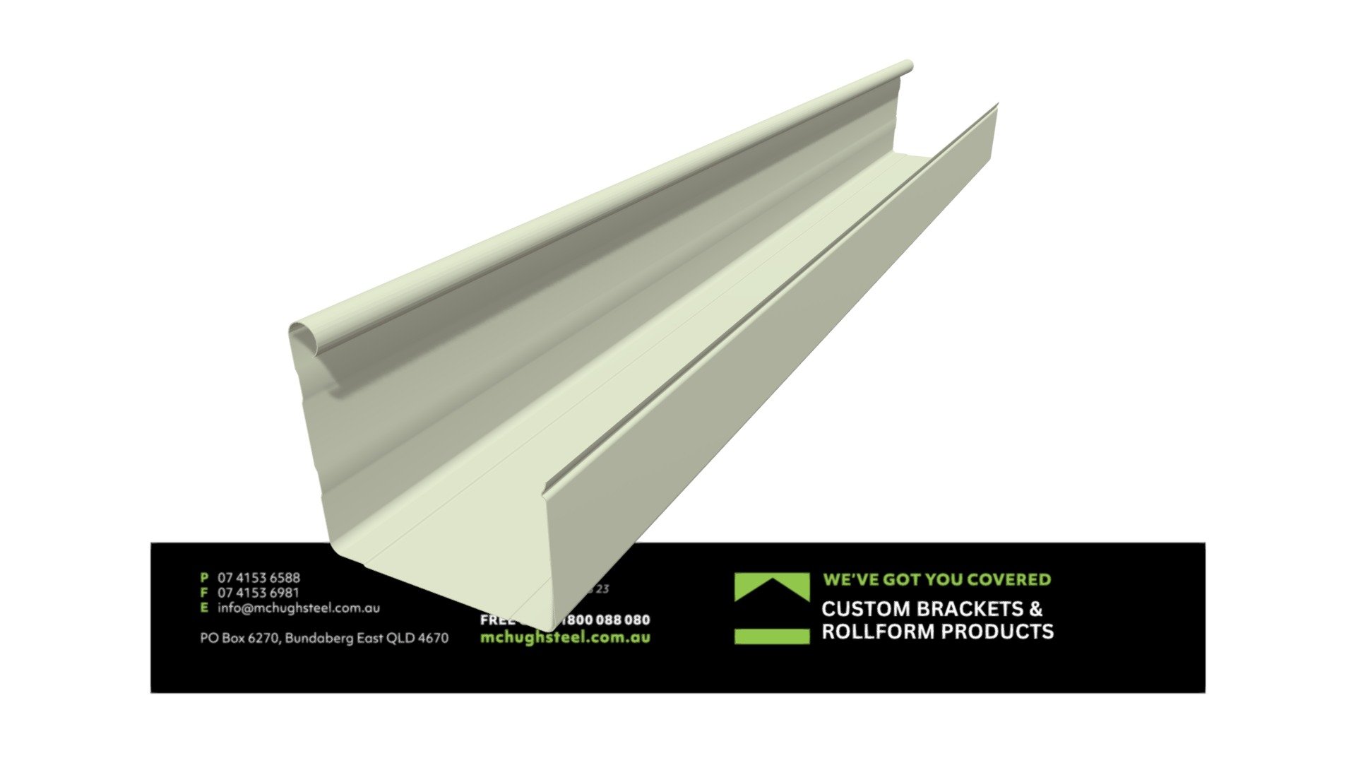 SQGEH Squareline Gutter Colorbond Evening Haze - 3D model by ...