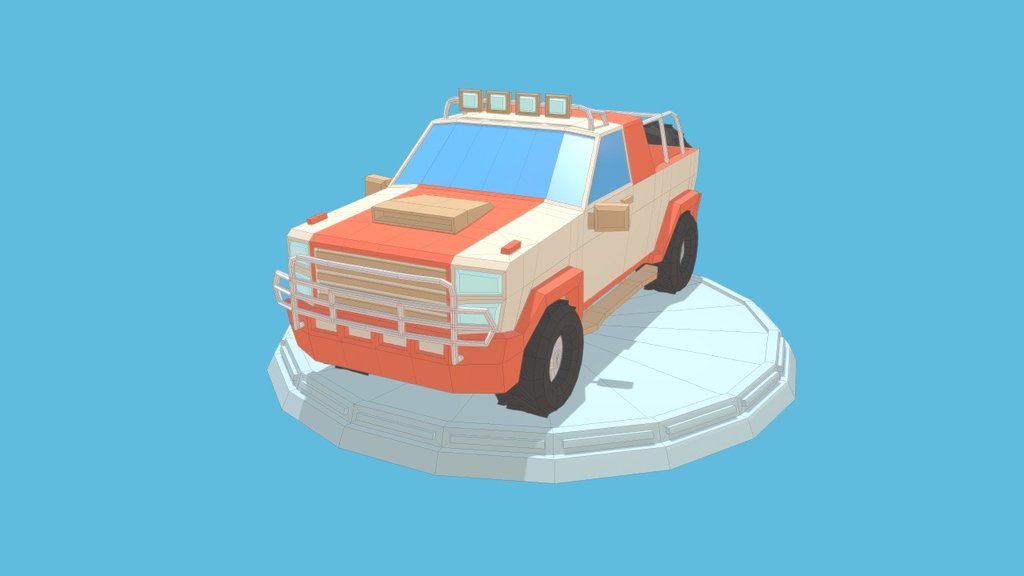 Low Poly SUV - 3D model by Big Balls Studio (@bigballsst) [ba8c11c ...