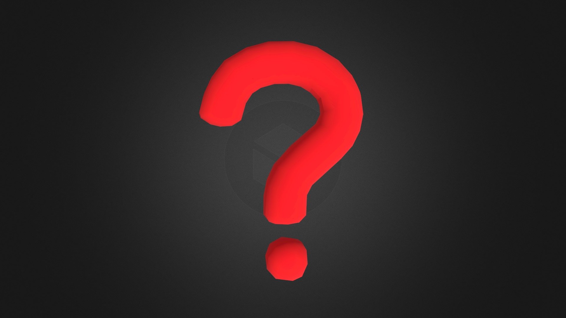 Question 3D icon - Download Free 3D model by summer57 (@summer5717 ...