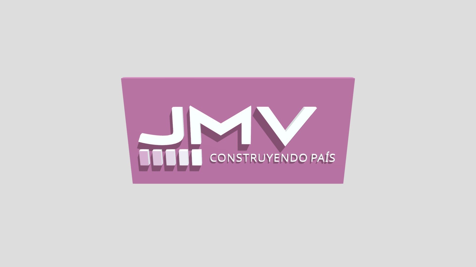 JMV_ Logo final - 3D model by kromatik.publicidad [ba8cf79] - Sketchfab