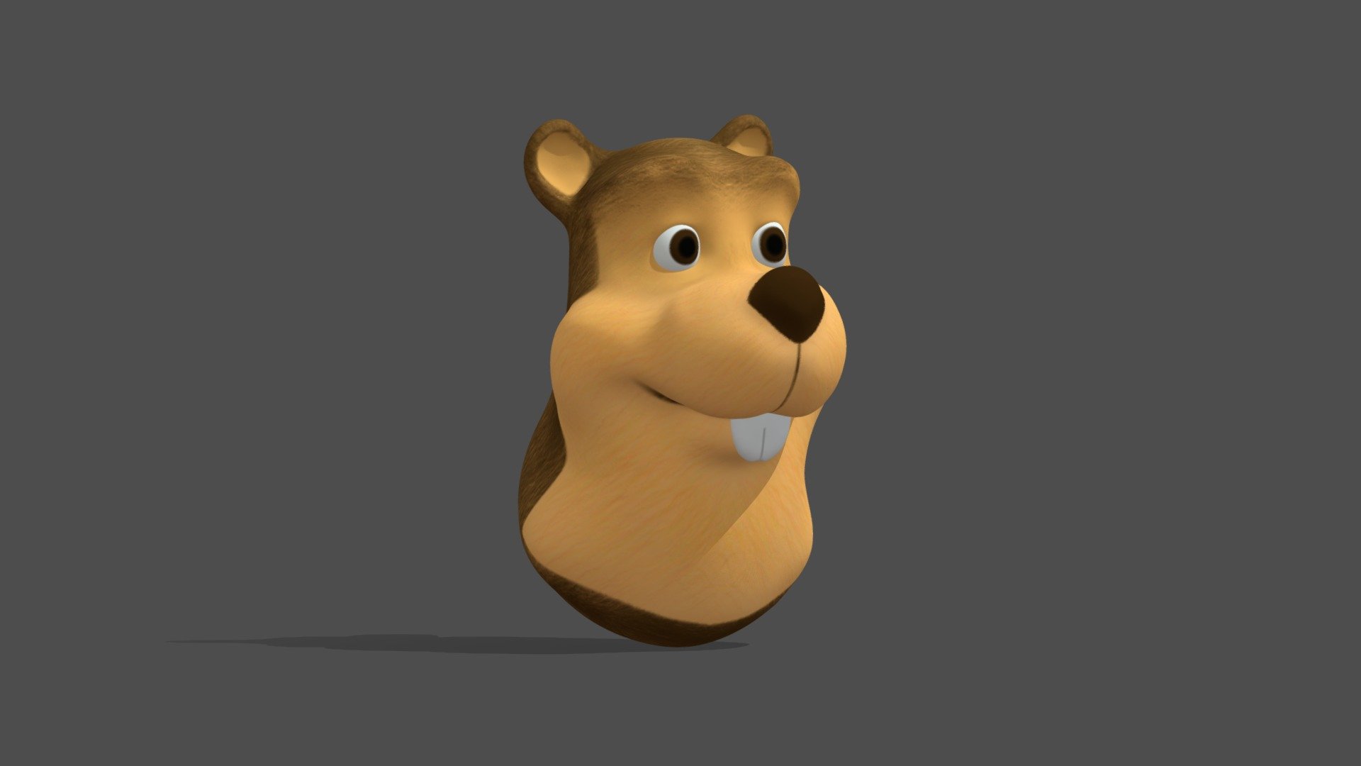 Beaver Cartoon - 3D model by Gabriel D Haro (@gabrieldharo) [ba8dae7 ...