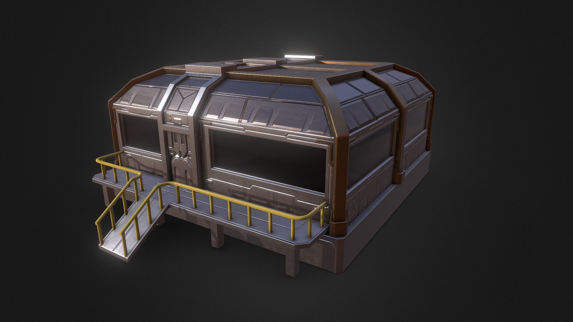 Garage Control Station - 3D model by Sharpsterman [ba8f876] - Sketchfab