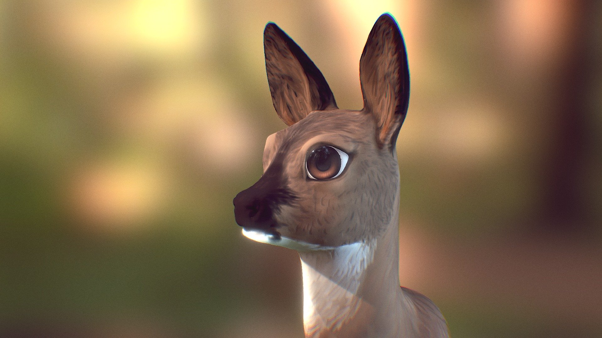 Roe Fawn - 3D model by Gintesa [ba90095] - Sketchfab