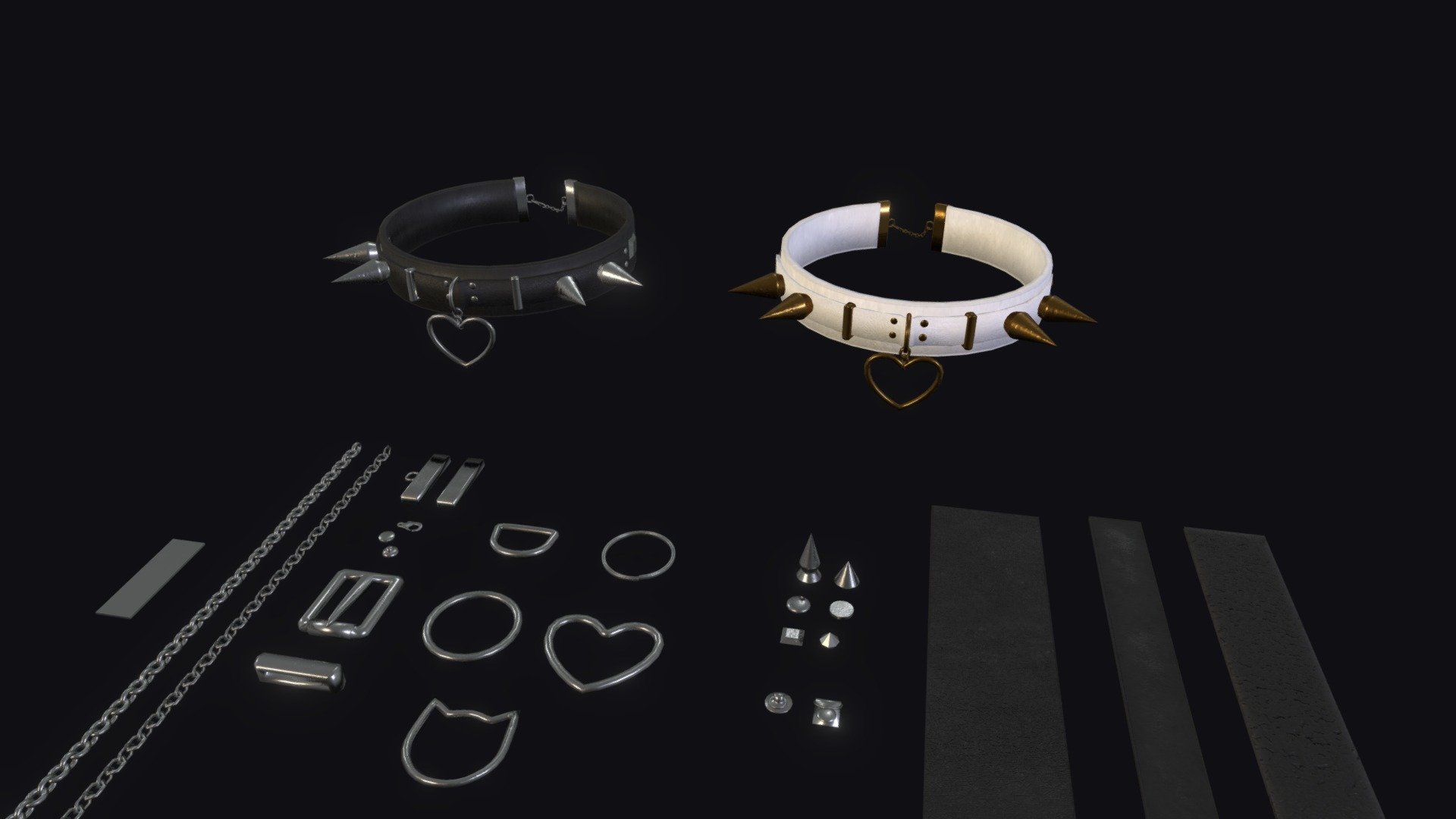 Choker set - Download Free 3D model by Meilov (@meilov3D) [ba914a3 ...