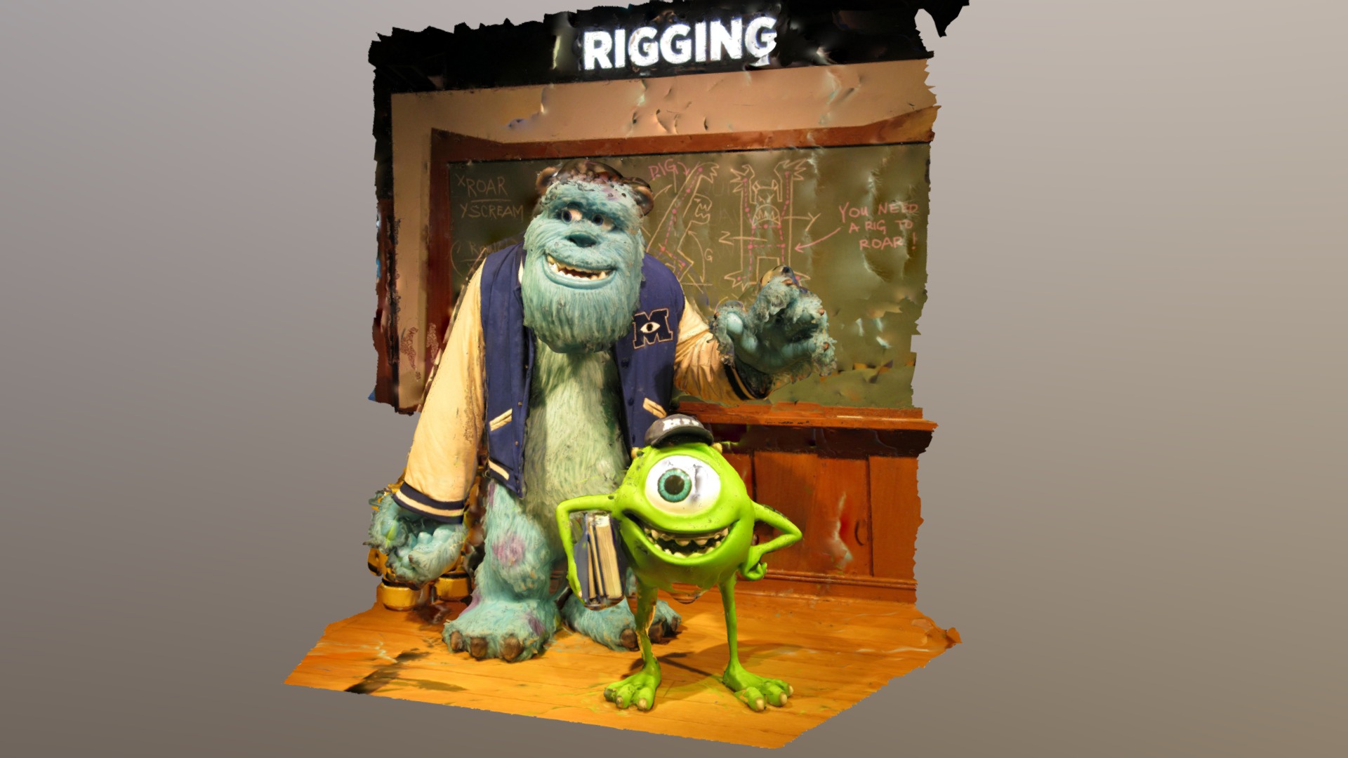 Sully & Mike @ Pixar Exhibit - COLMAP - 3D model by Jer Bot (@jerbot ...
