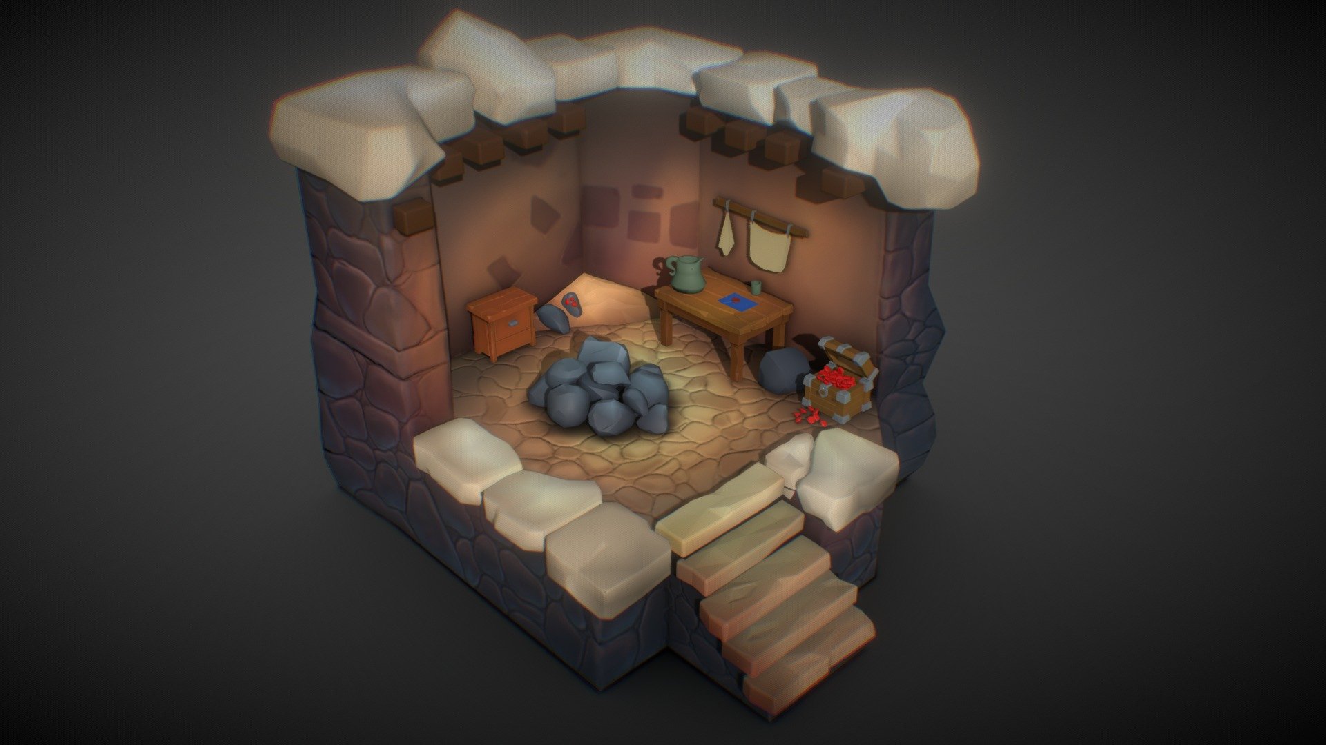 Dungeon Office - Buy Royalty Free 3D model by Jiovanie Velazquez ...