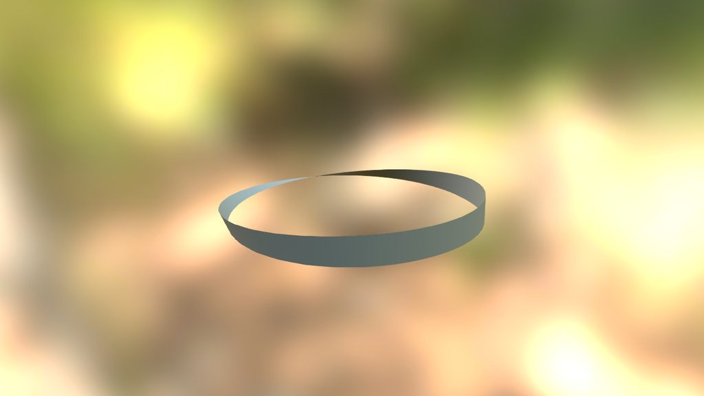 Möbius Strip - 3D model by theslash [ba94f90] - Sketchfab