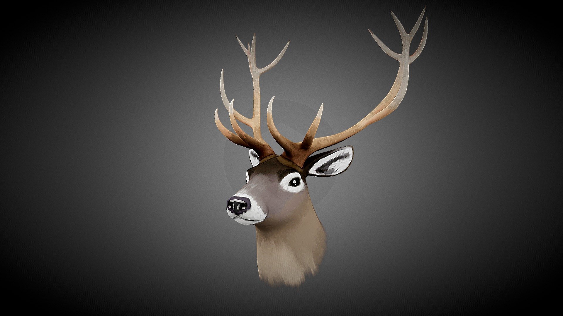 Deer - 3D model by MaStre [ba9585e] - Sketchfab