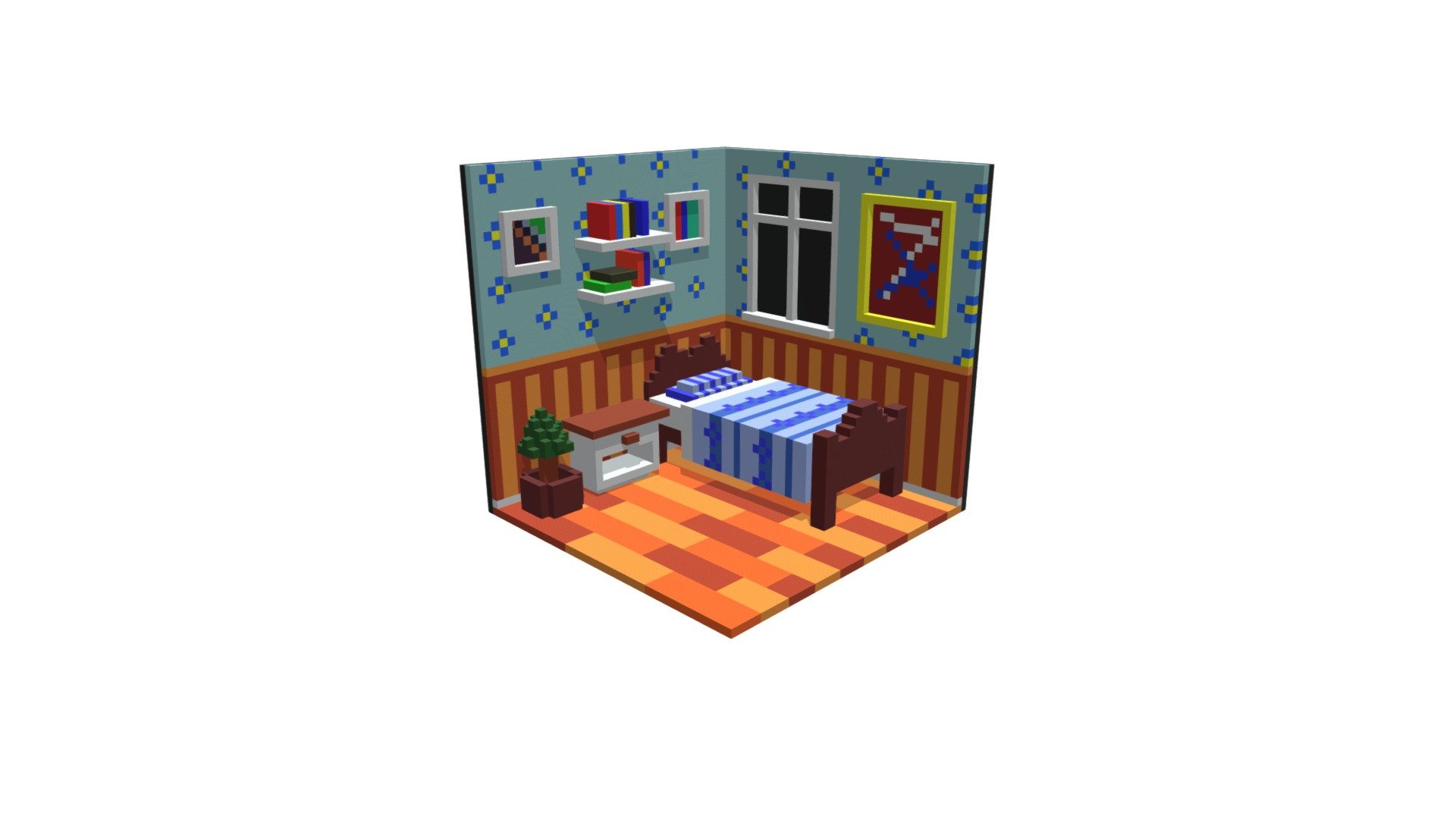 Quarto - 3D model by Rodrigo Barreto (@rodrigobarreto) [ba9652b ...