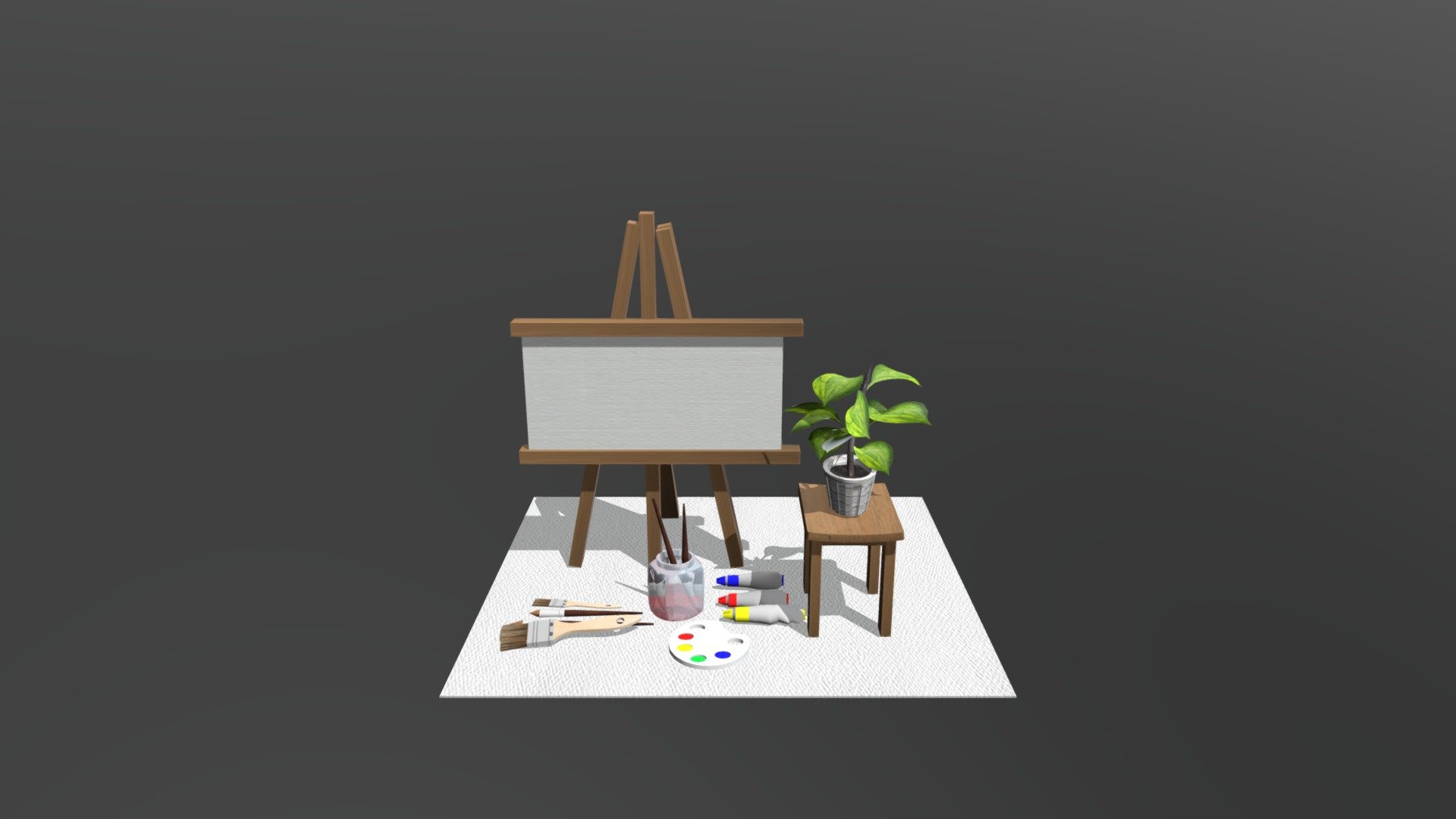 Painting Asset - 3D model by natashacollimore [ba9755c] - Sketchfab