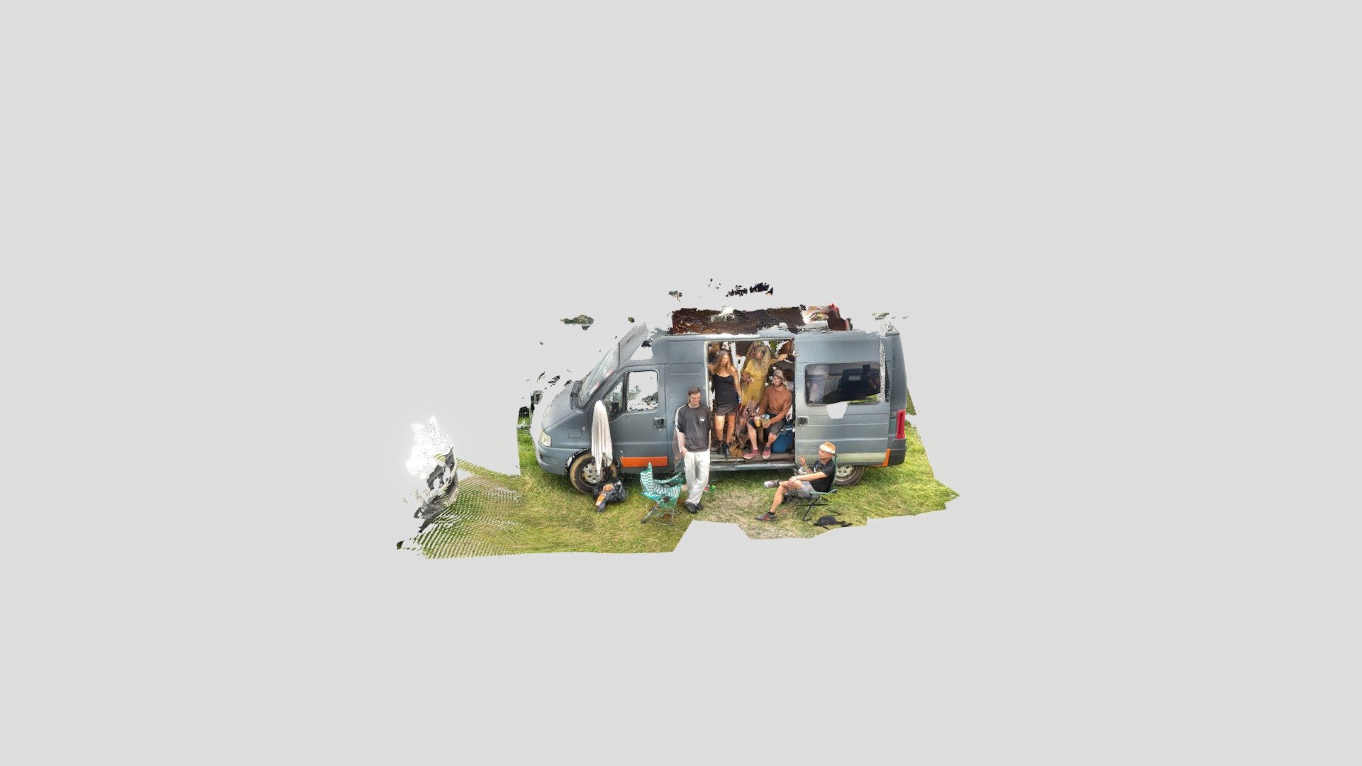 Van scan - Download Free 3D model by SimonWestgate [ba97667] - Sketchfab